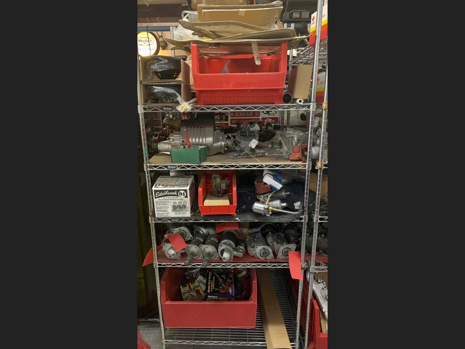 Parts Shelving with Contents | Gene Ponder Collection | RM Sotheby's