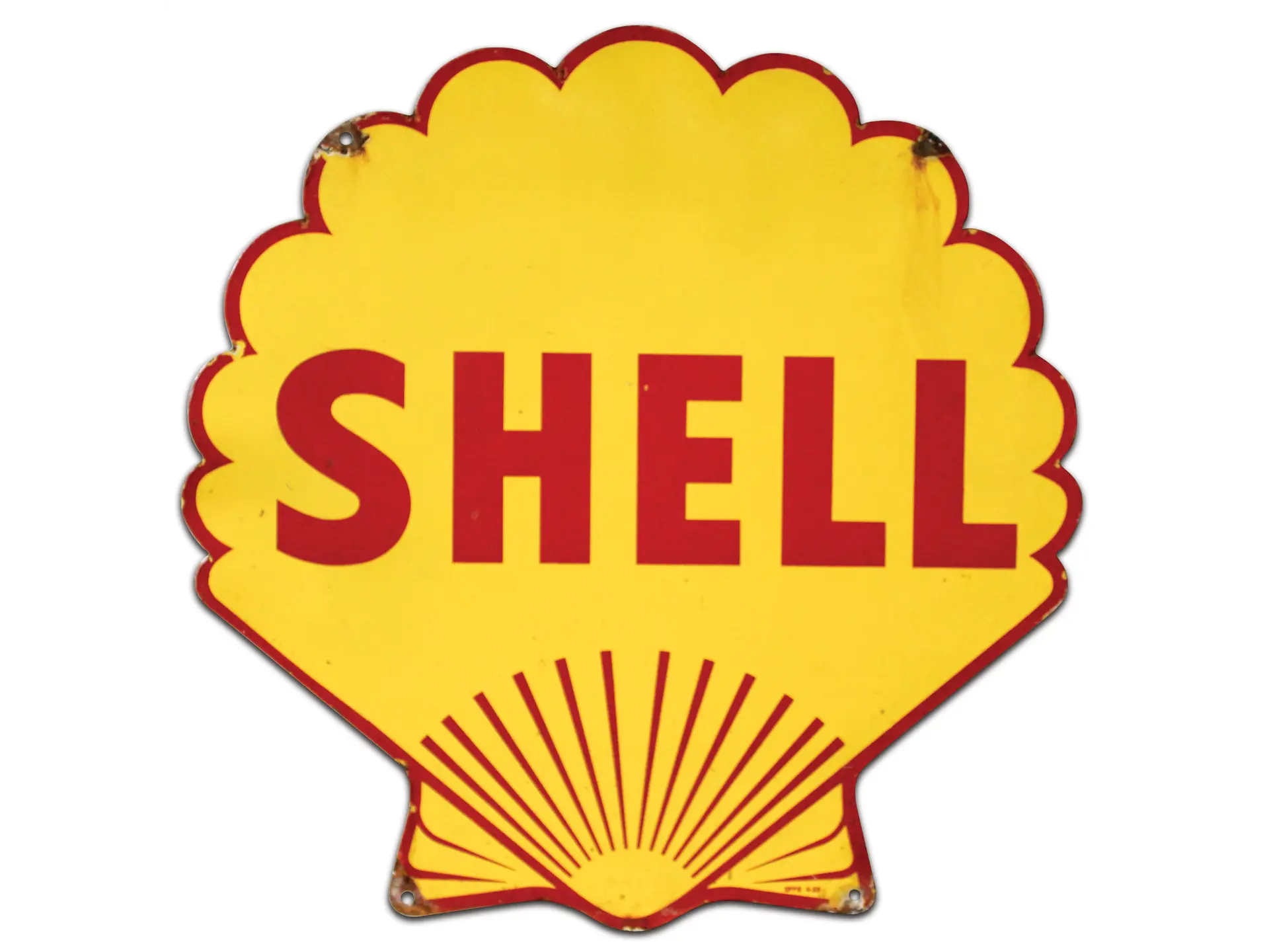 Shell Porcelain Sign, German | Fort Lauderdale 2018 | RM Sotheby's