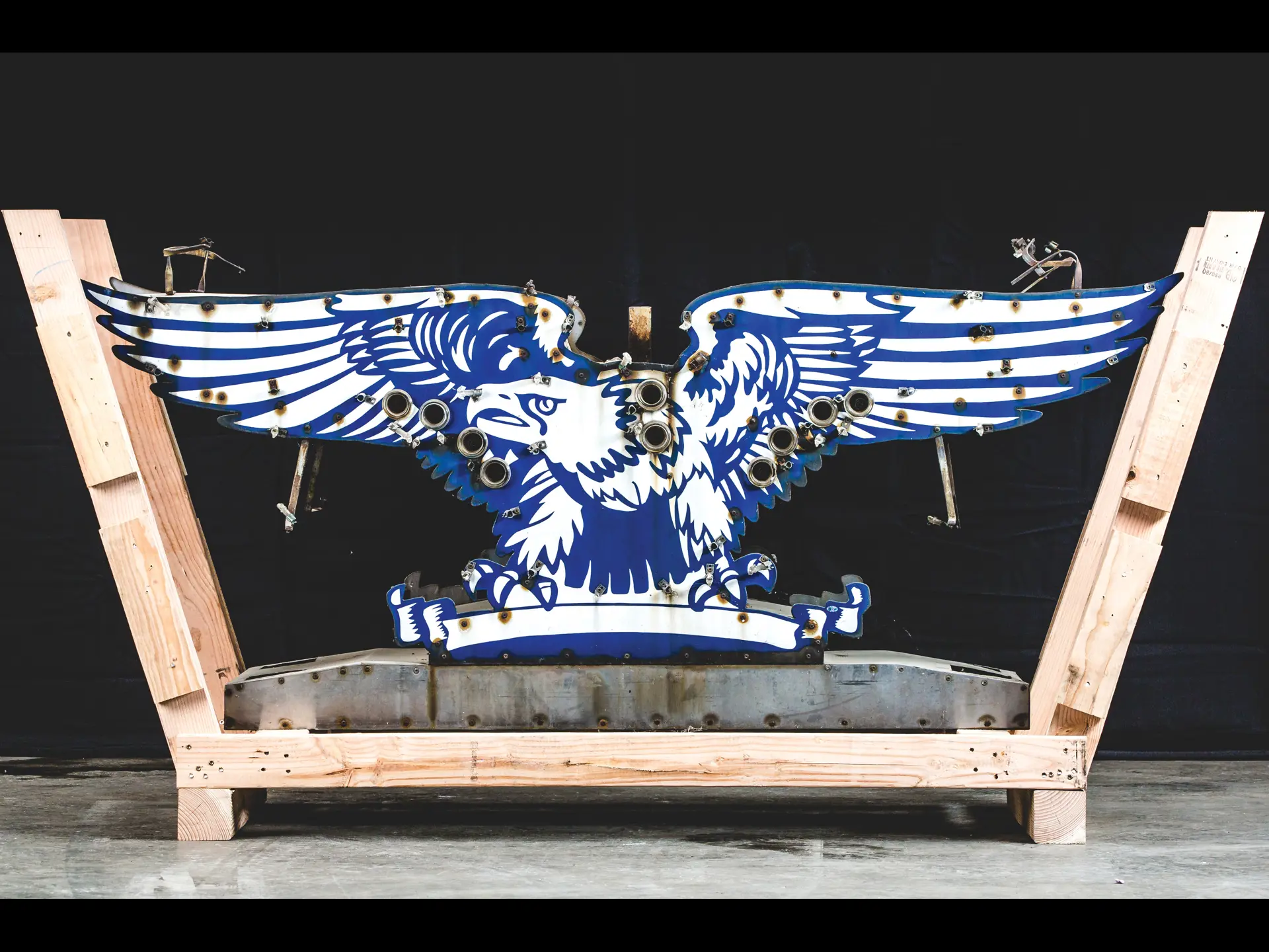 FOE Eagle Neon Signs Mounted Back-To-Back | Auburn Spring 2019 | RM ...