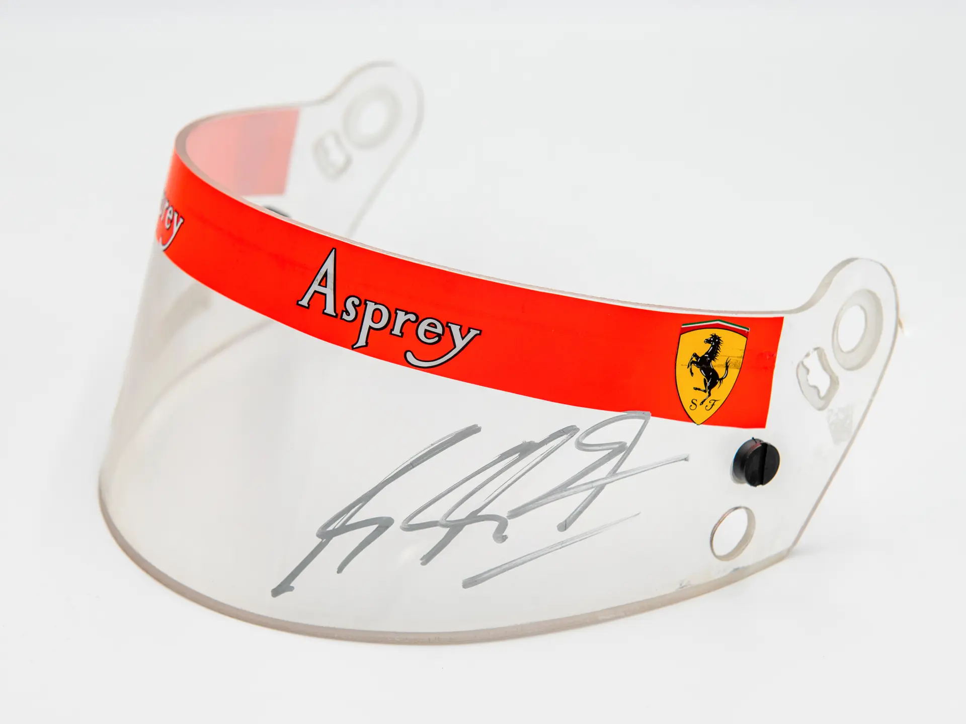 1996 Michael Schumacher Scuderia Ferrari Visor | Full Throttle – The ...
