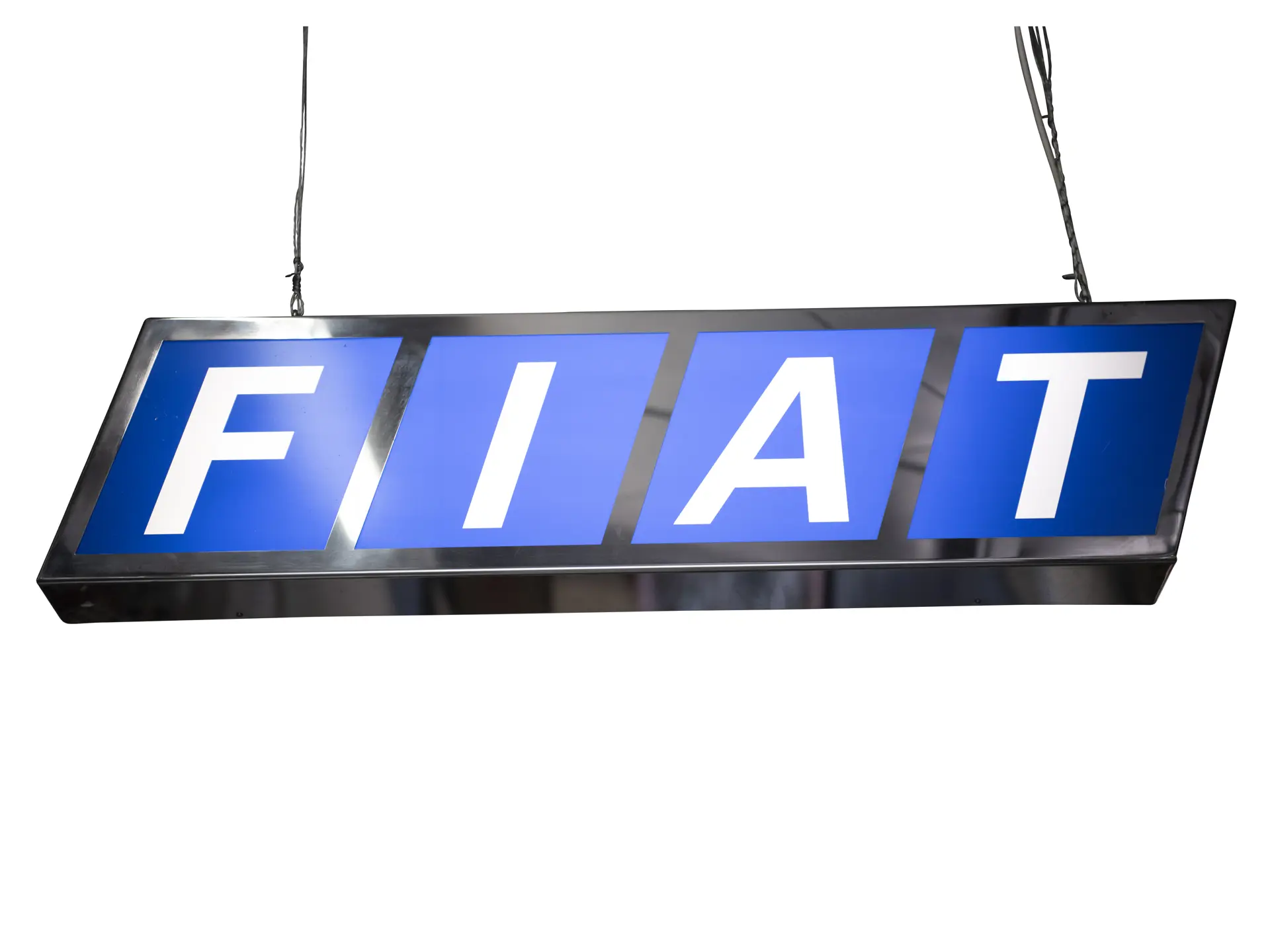 Fiat Illuminated Dealership Sign | Gene Ponder Collection | RM Sotheby's