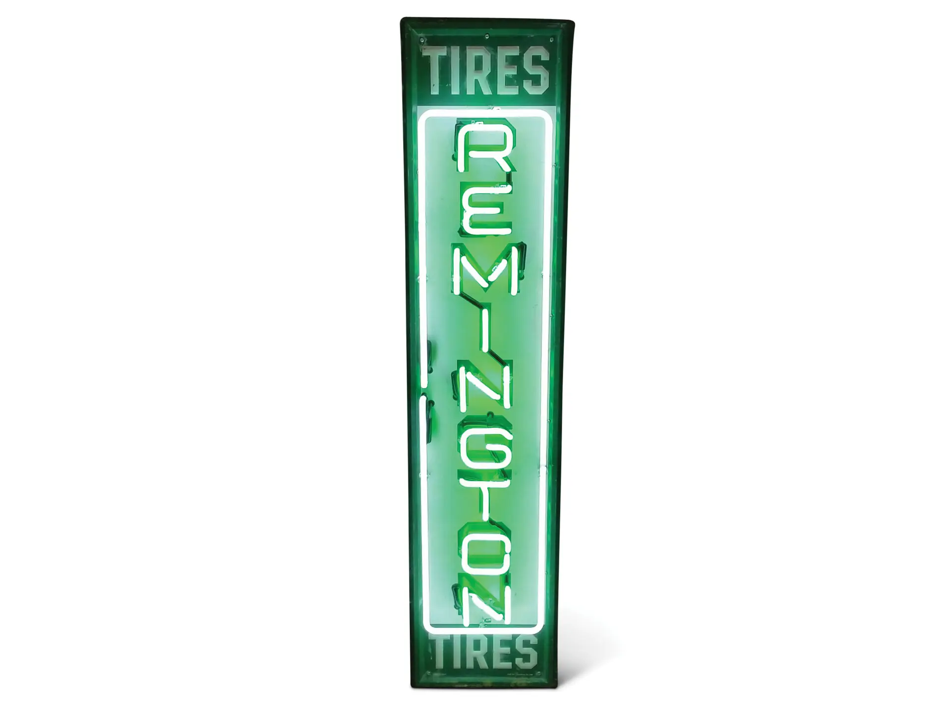 Remmington Tires Neon Tin Sign | Auburn Fall 2019 | RM Sotheby's
