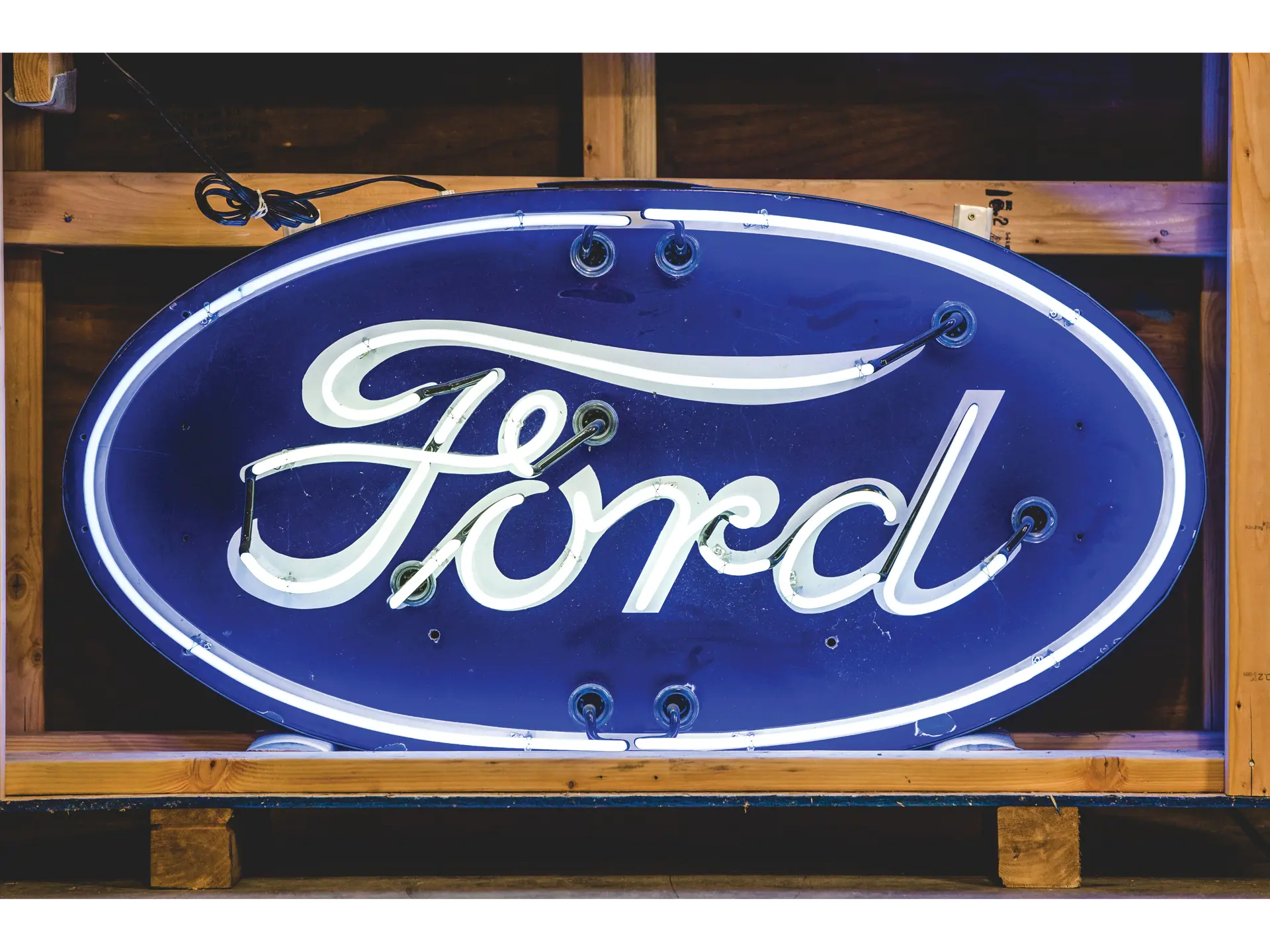 Ford Oval Neon Sign | Auburn Spring 2019 | RM Sotheby's