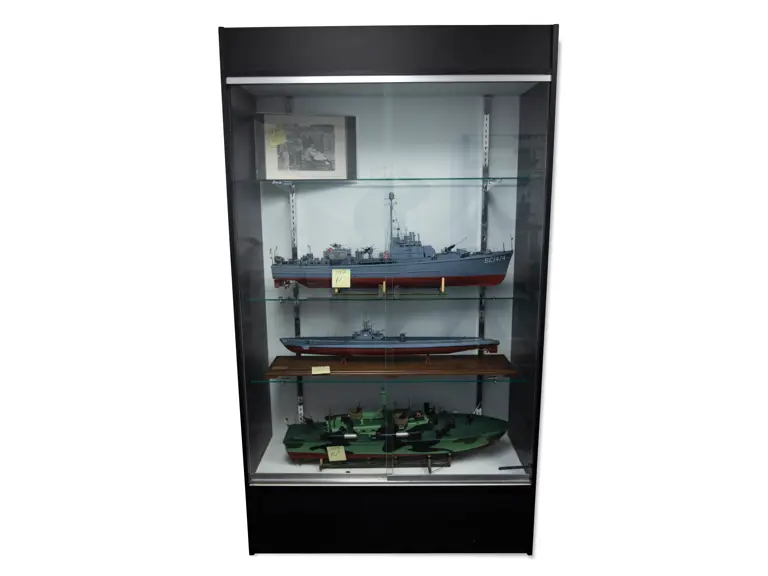 Three Glass Display Cases | The Guyton Collection | RM Sotheby's
