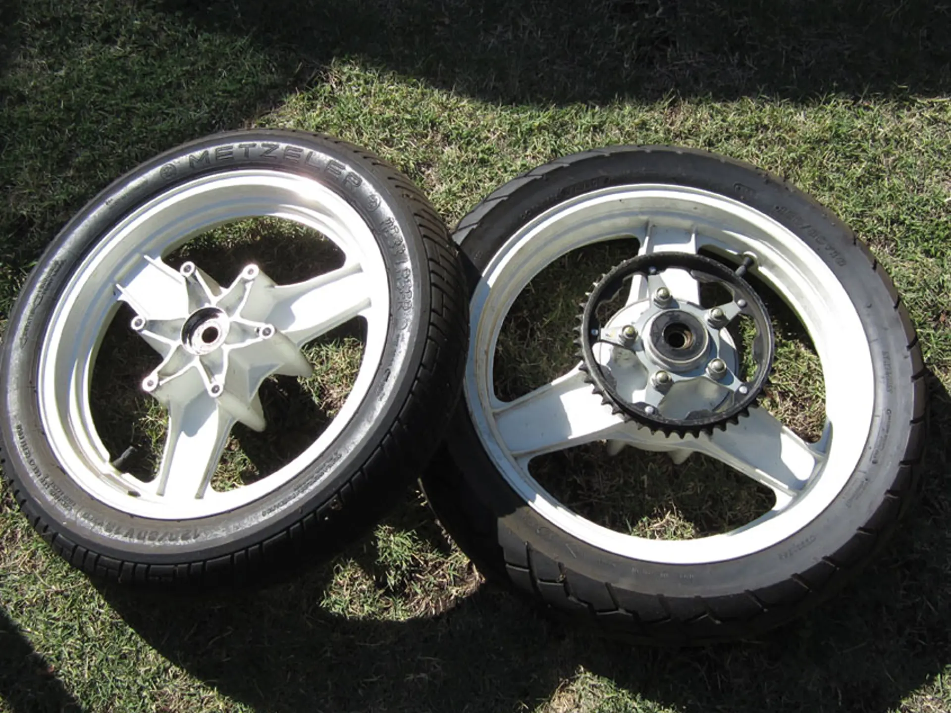 Set of Stock Wheels and Tires Honda VFR | Las Vegas Premier Motorcycle ...