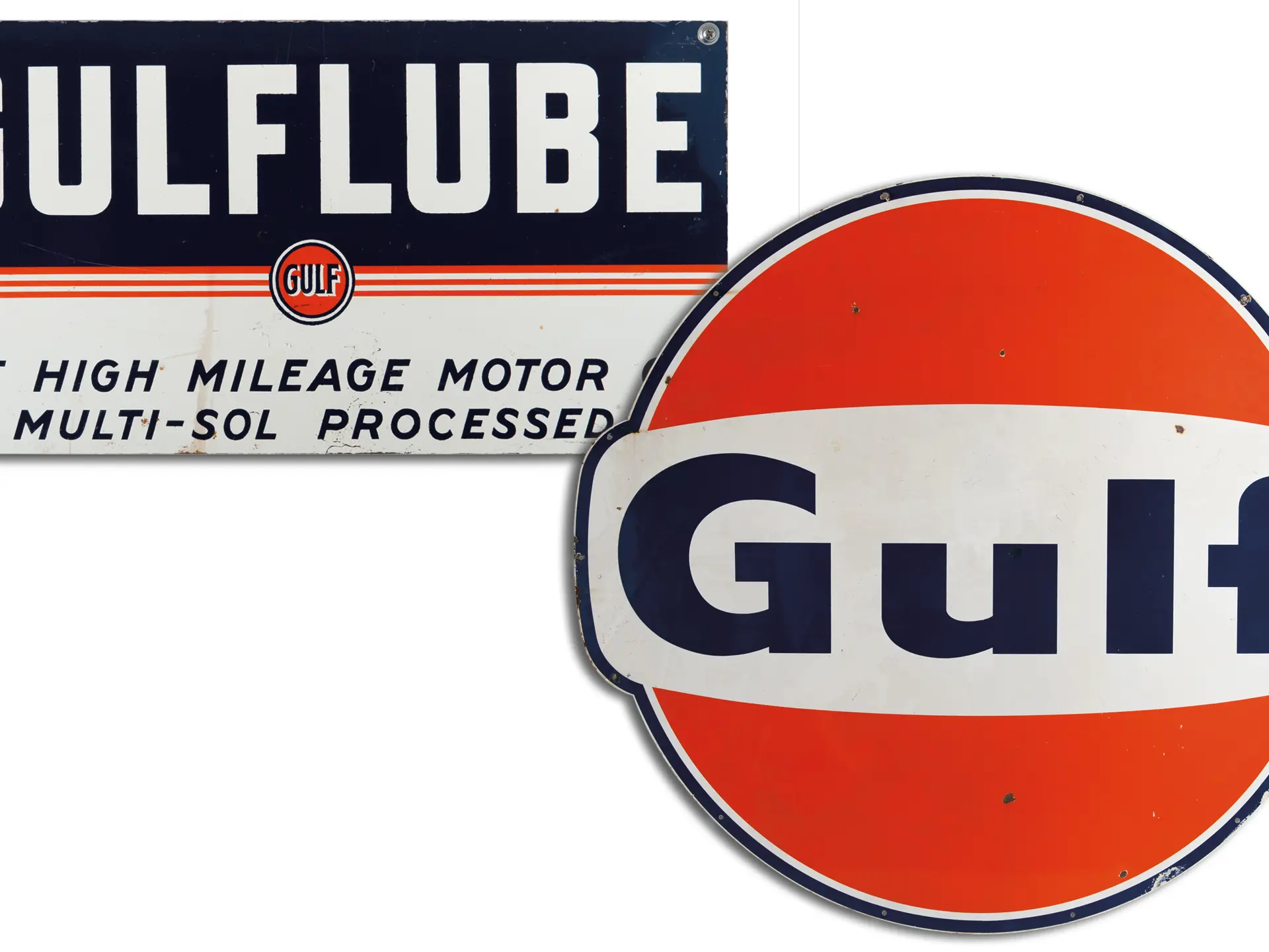 Two Gulf Signs | The Dingman Collection 2012 | RM Sotheby's