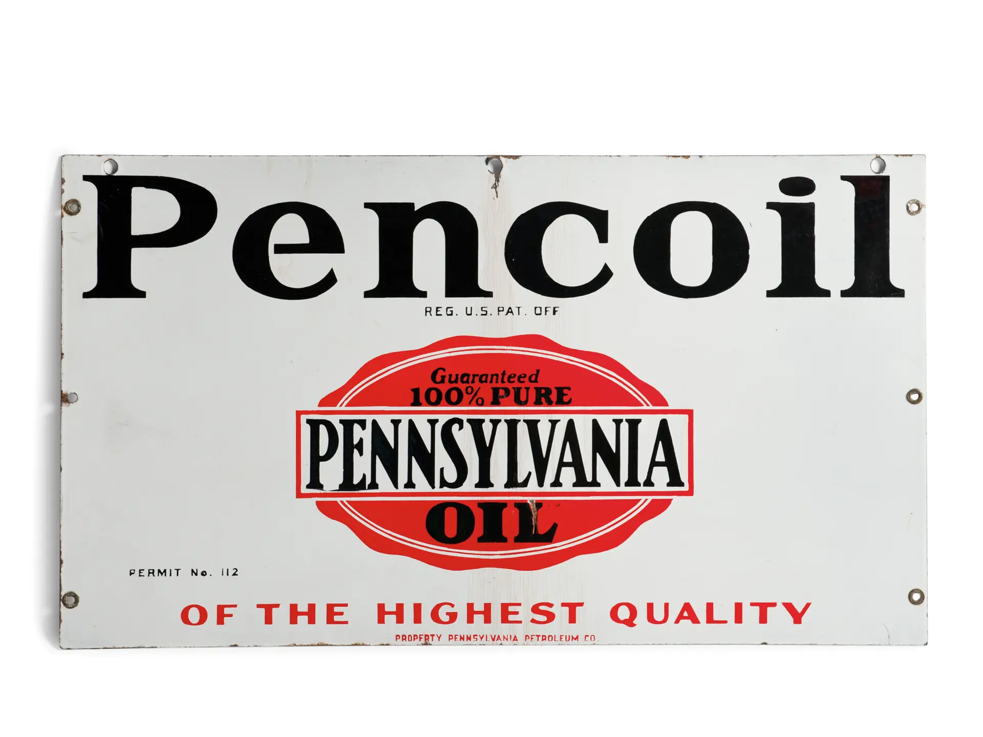 Pencoil Pennsylvania Oil | The Dingman Collection 2012 | RM Sotheby's