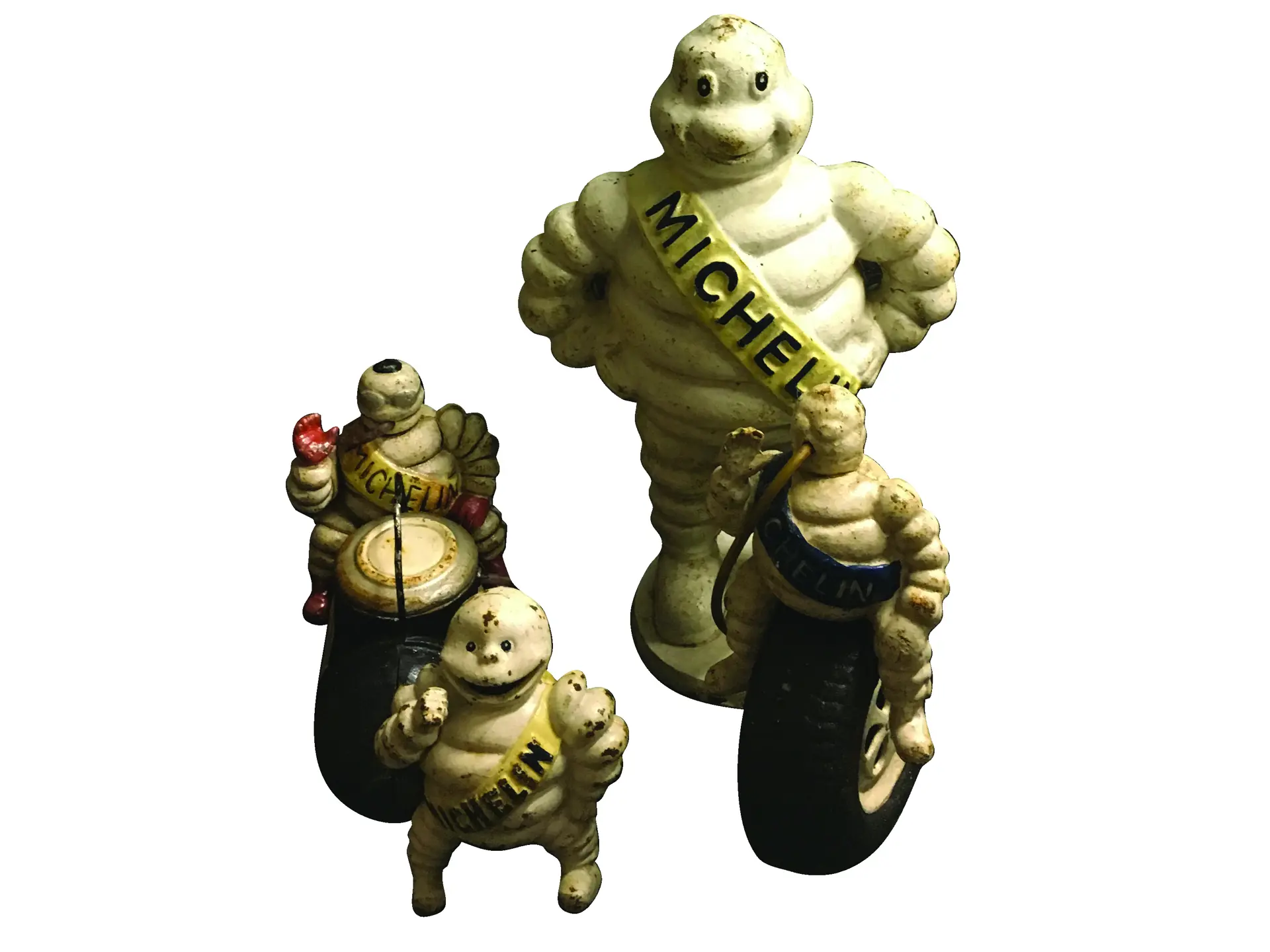 A collectable grouping of cast iron Michelin Man "Bibendum's" | Hilton ...