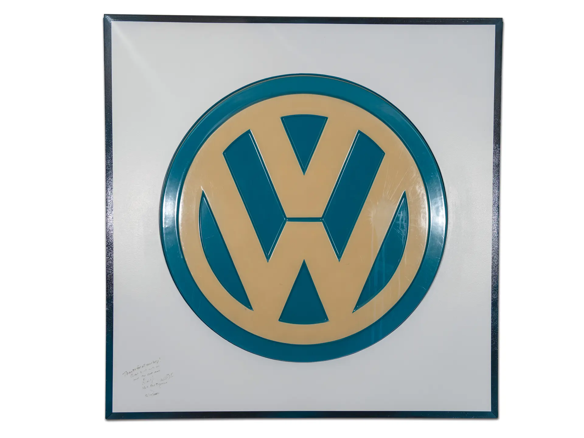 Volkswagen Dealership Large Plastic Sign | The Taj Ma Garaj Collection ...
