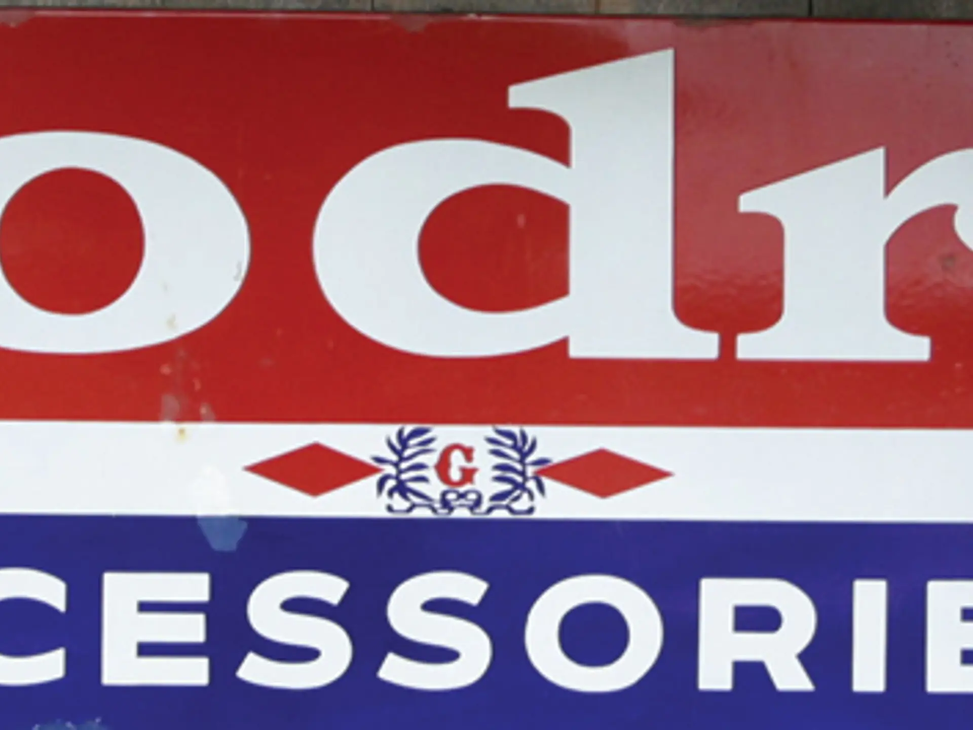 GOODRICH TIRES SIGN | Private Collection of Tom & Marlene Stackhouse ...