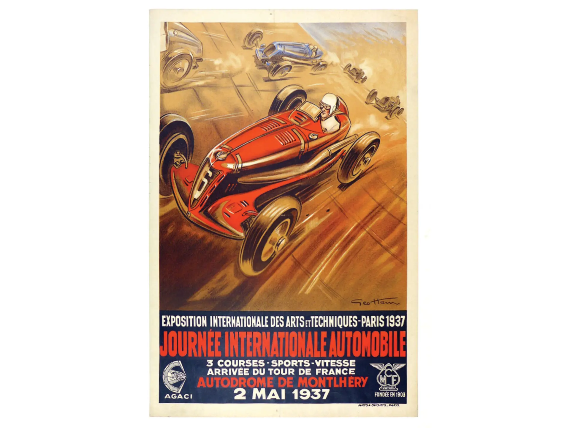 Journée Internationale Automobile, Autodrome de Montlhéry, 1937 ...