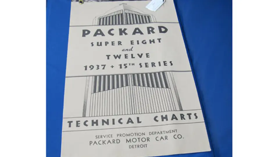 1937 Packard Super 8 and 12 Plus 15th Series Technical Charts | Auburn ...