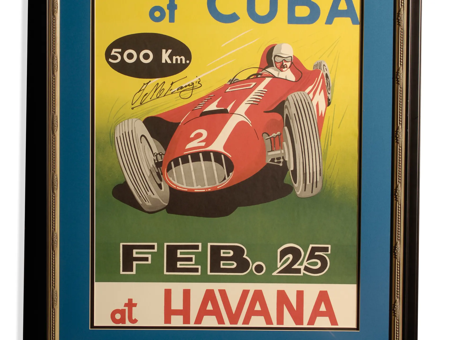 Framed Grand Prix of Cuba Poster | Ferrari – Leggenda e Passione 2007 ...