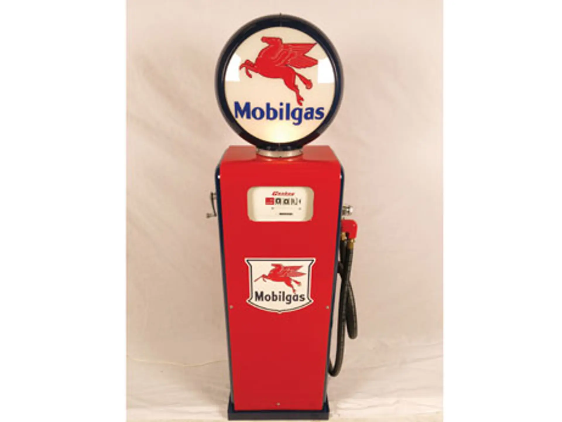 Original Gas Boy Gas Pump Restored in MOBIL 5FT TALL | Auburn Fall 2013 ...