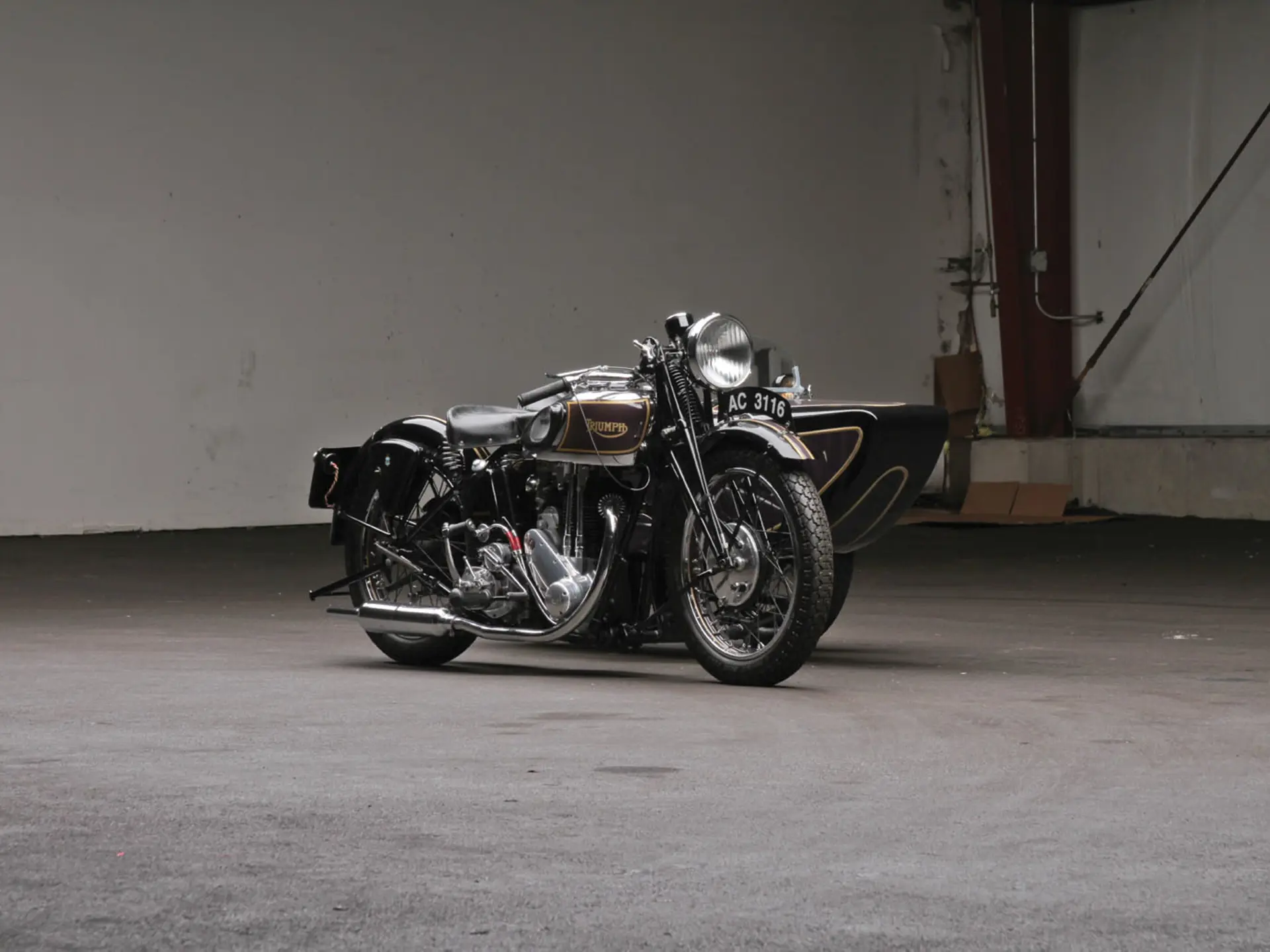 1936 Triumph 5/5 with Sidecar | Auburn Spring 2014 | RM Sotheby's