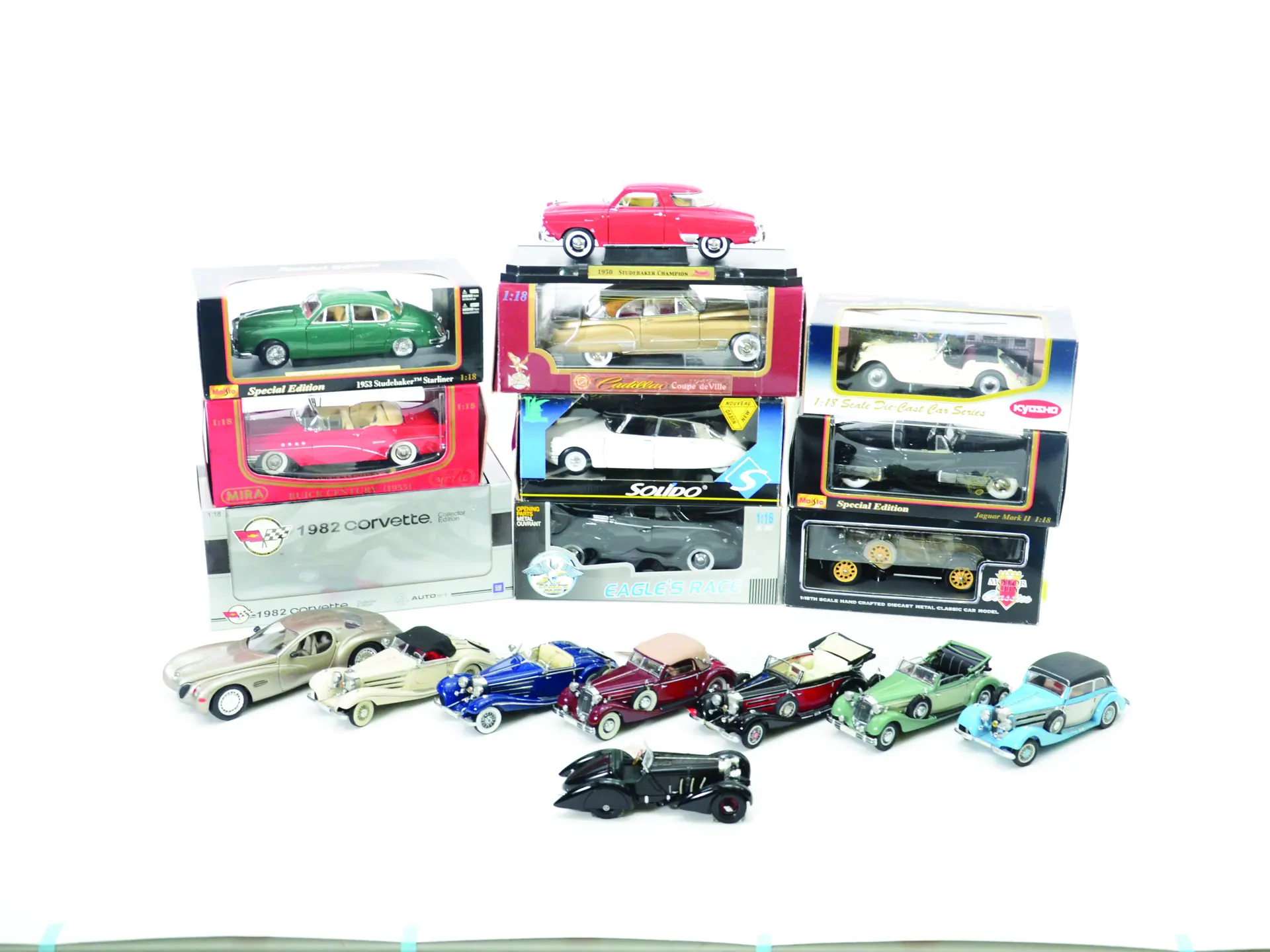 A grouping of CMC 1/24 scale models together with a miscellaneous group ...