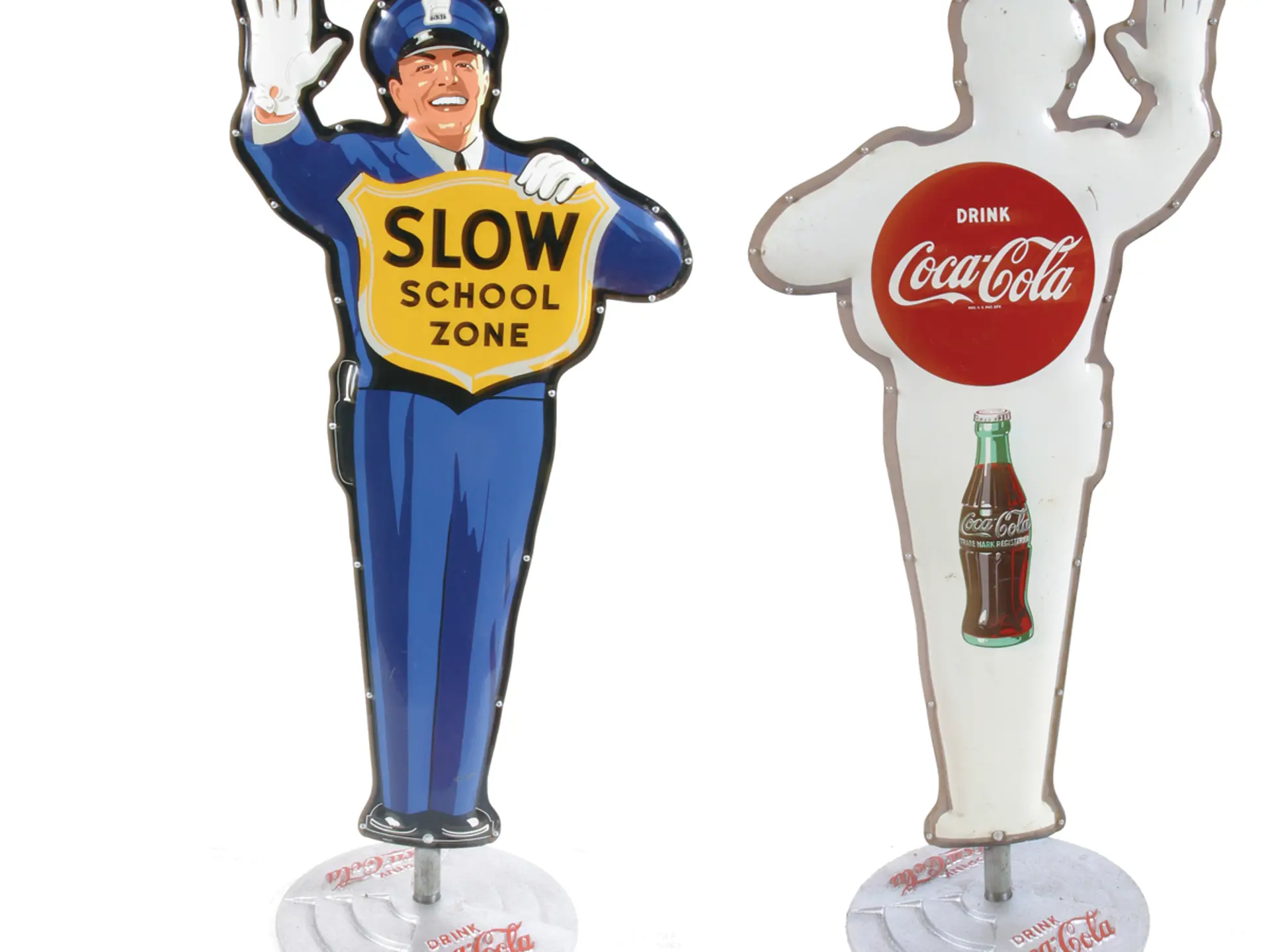 COCA-COLA POLICEMAN SIGN | Private Collection of Tom & Marlene ...