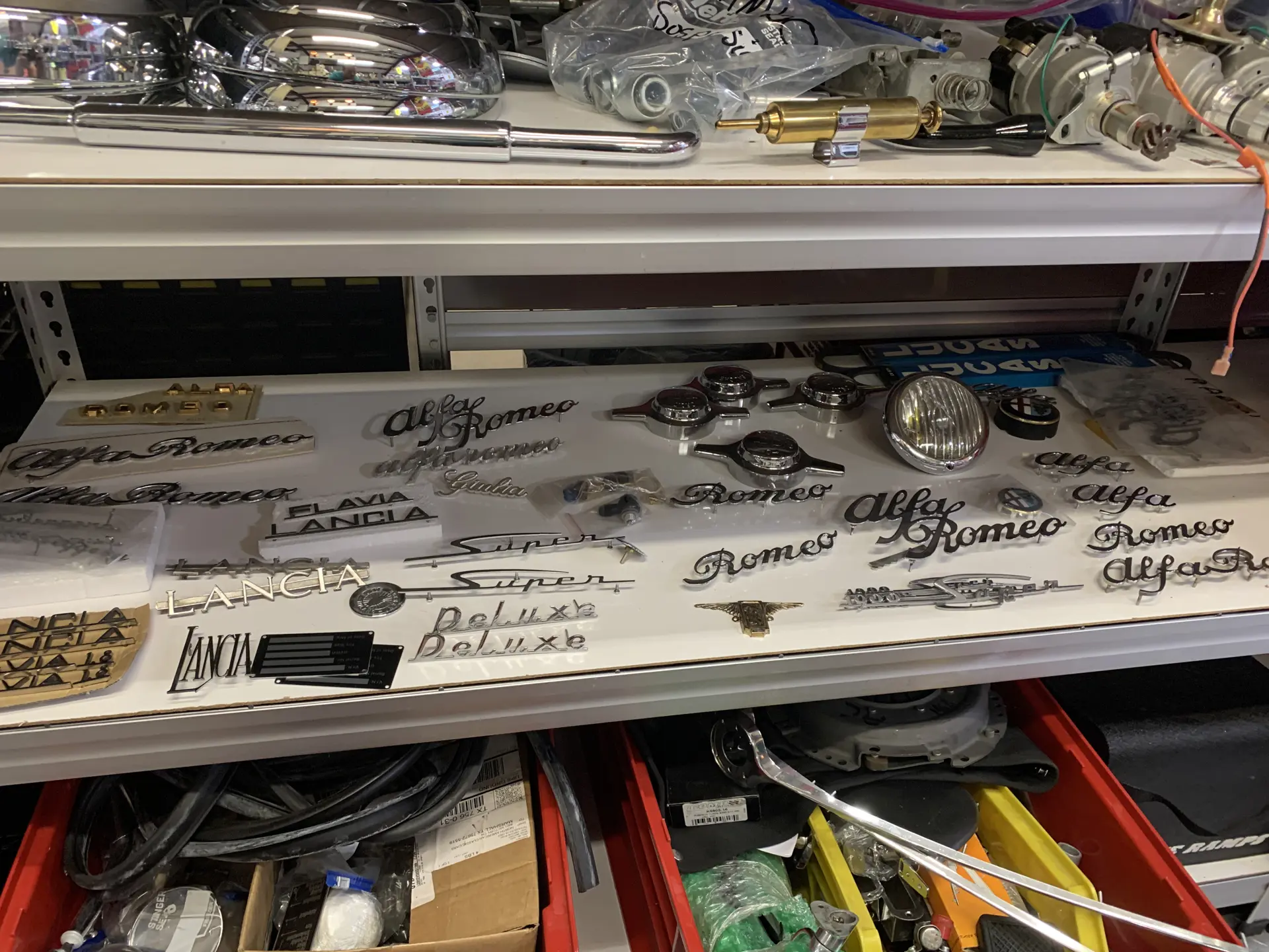 Parts Shelving with Contents | Gene Ponder Collection | RM Sotheby's