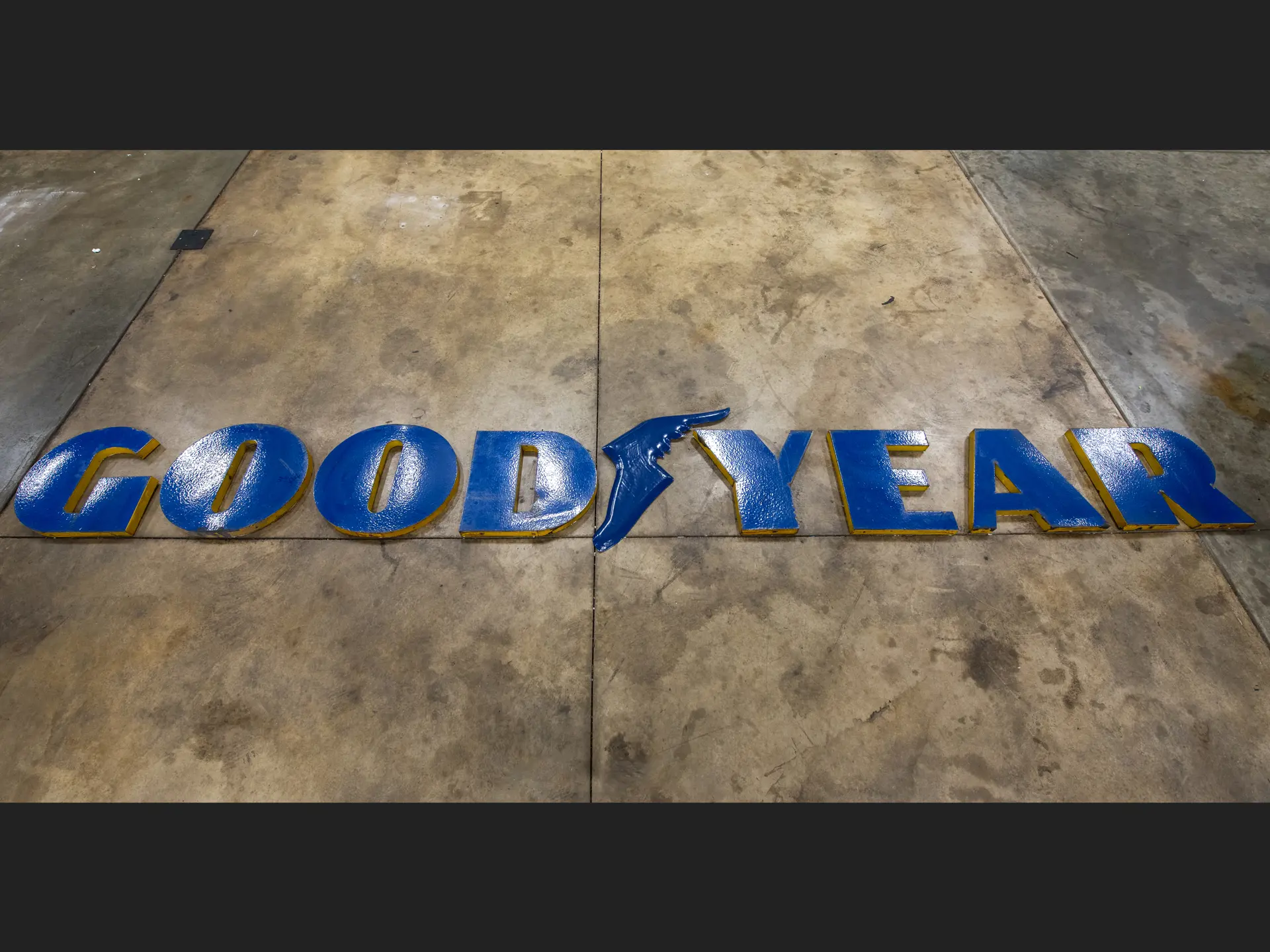 Goodyear Letters Sign | Auburn Fall 2021 | RM Sotheby's