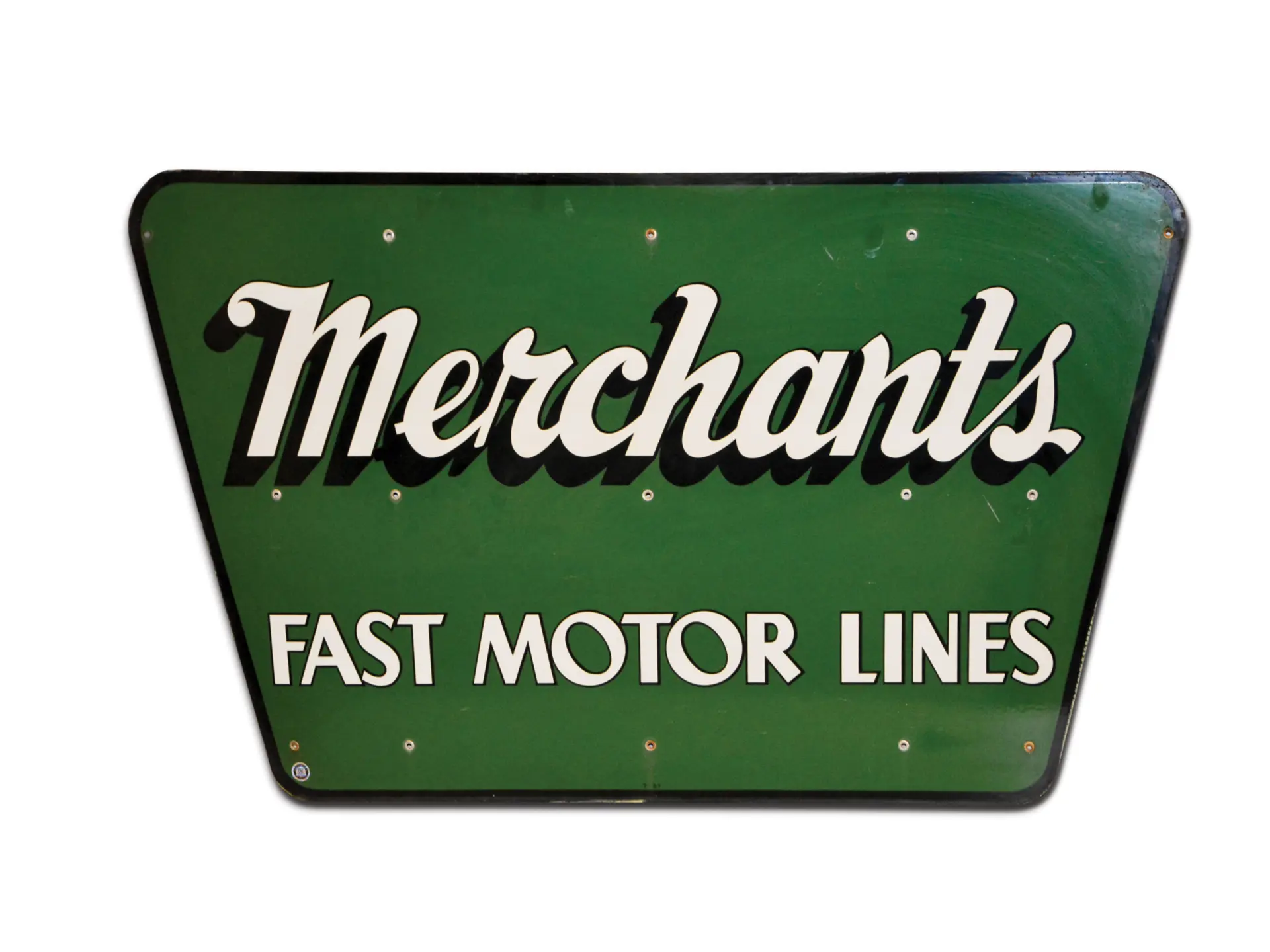 Merchants Fast Motor Lines Porcelain Sign | Fort Lauderdale 2019 | RM ...
