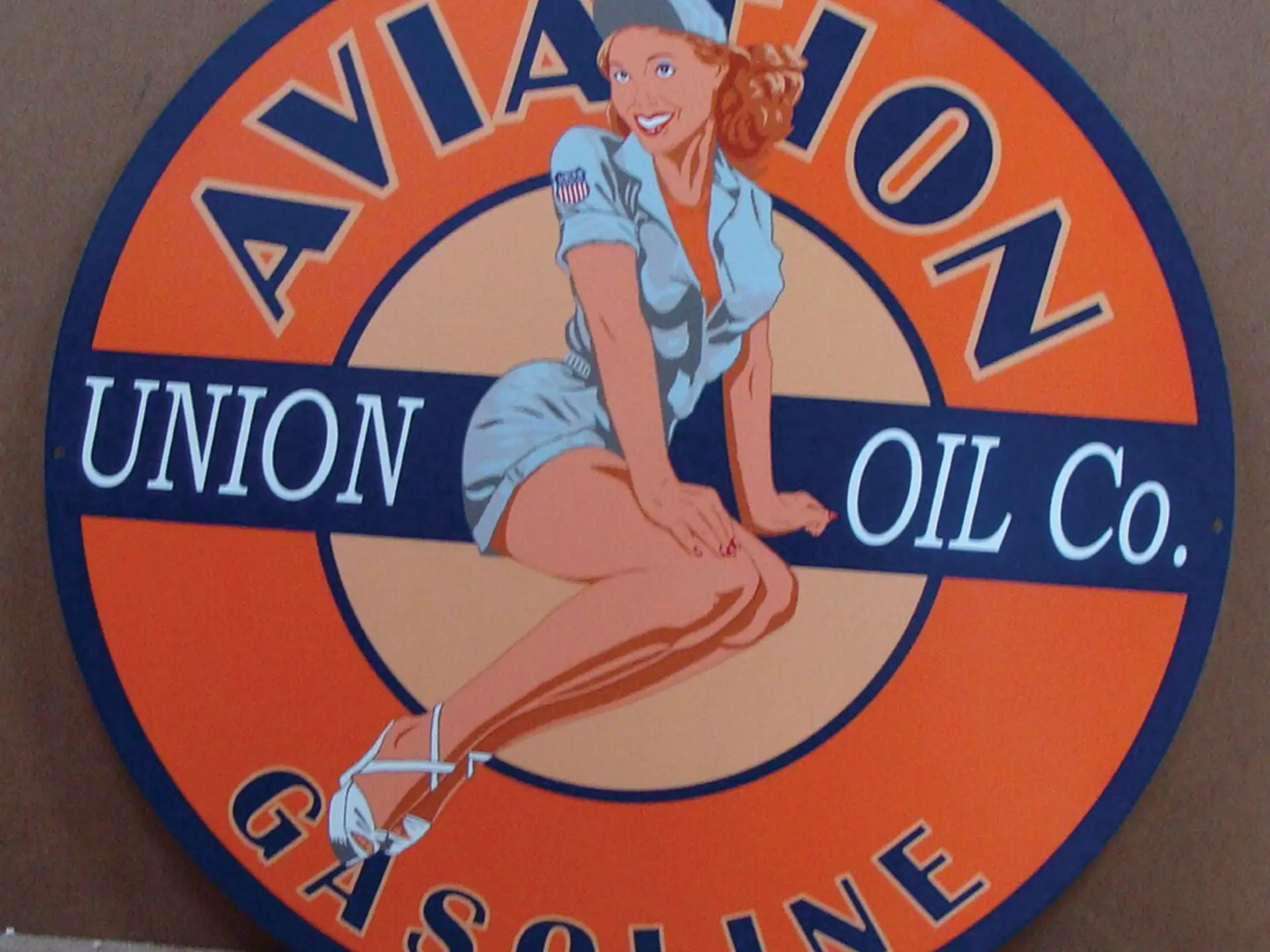 Aviation Gasoline Metal Sign | Auburn Spring 2014 | RM Sotheby's