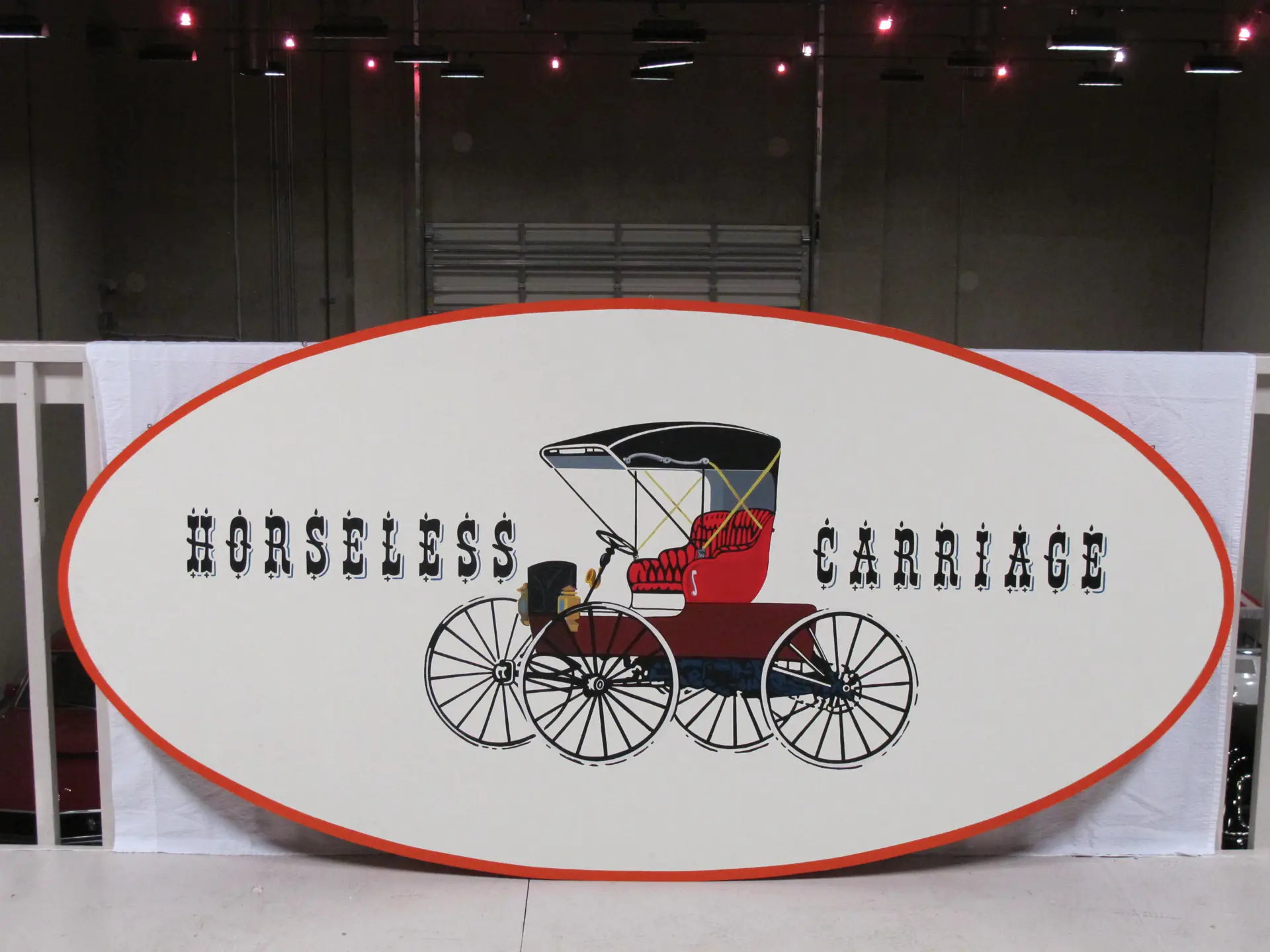 Oval Horseless Carriage sign | Fort Lauderdale 2015 | RM Sotheby's