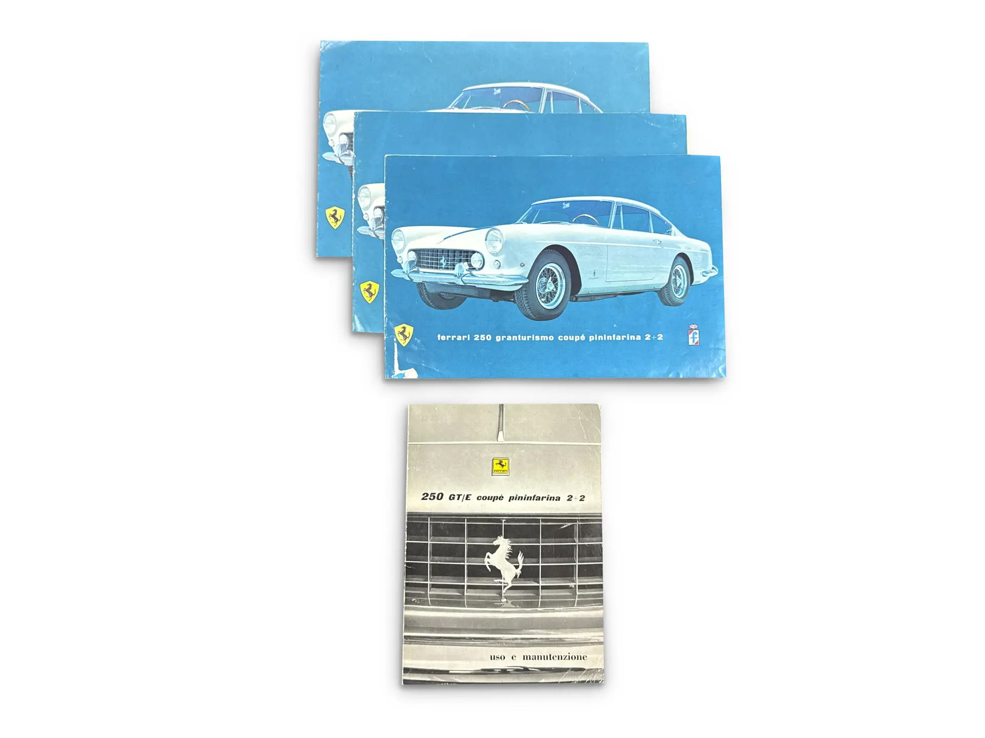Three Ferrari 250 GT 2+2 Coupe Brochures and Manual | Unwrapped | The ...