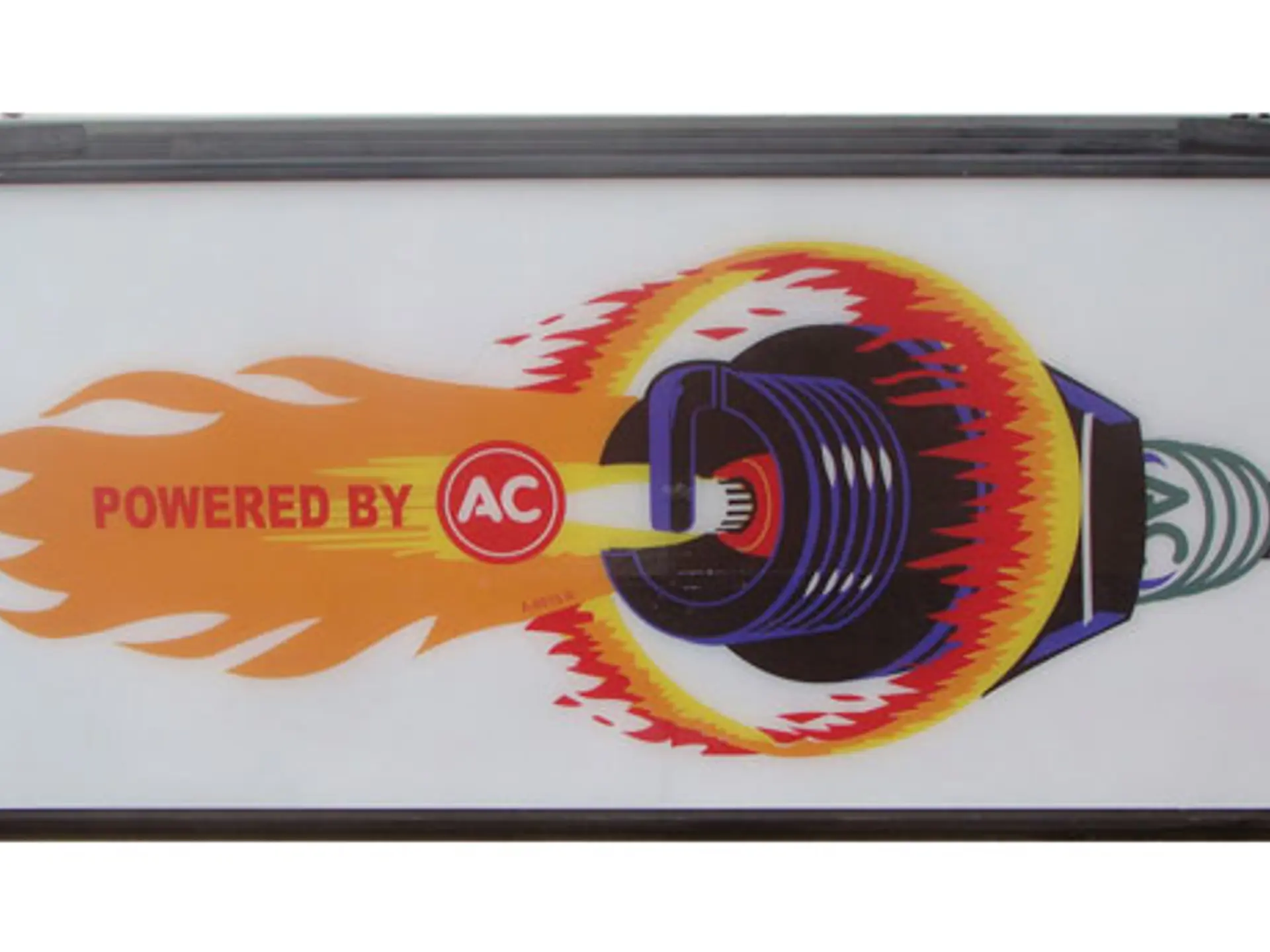 AC spark plug light up sign in canister (48"X 20") | Auburn Fall 2013 ...