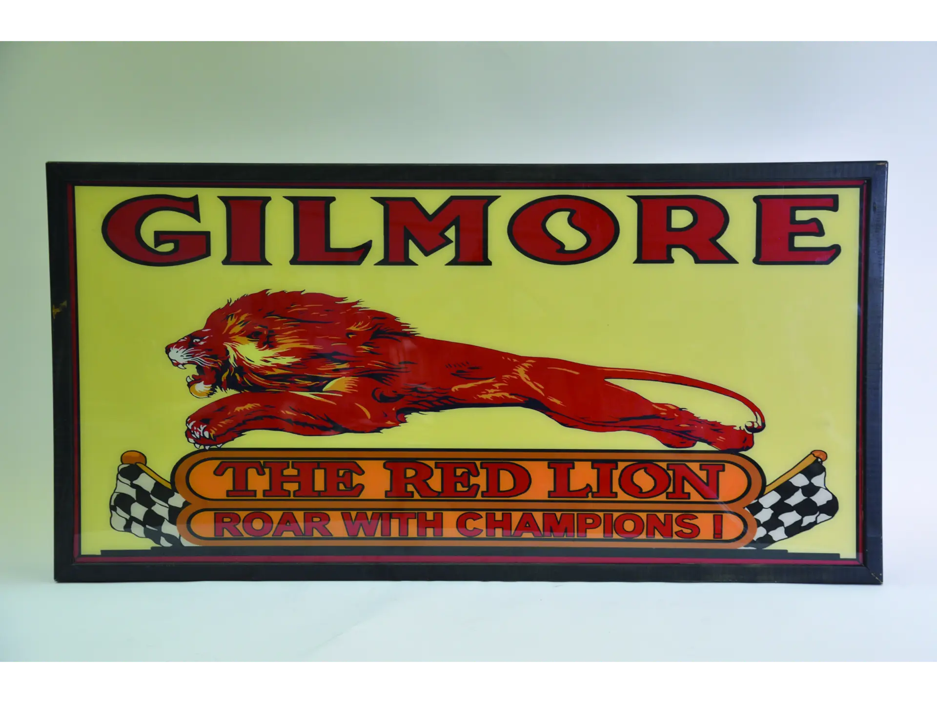 Original Gilmore The Red Lion Gas/Oil illuminated Sign | Auburn Fall ...