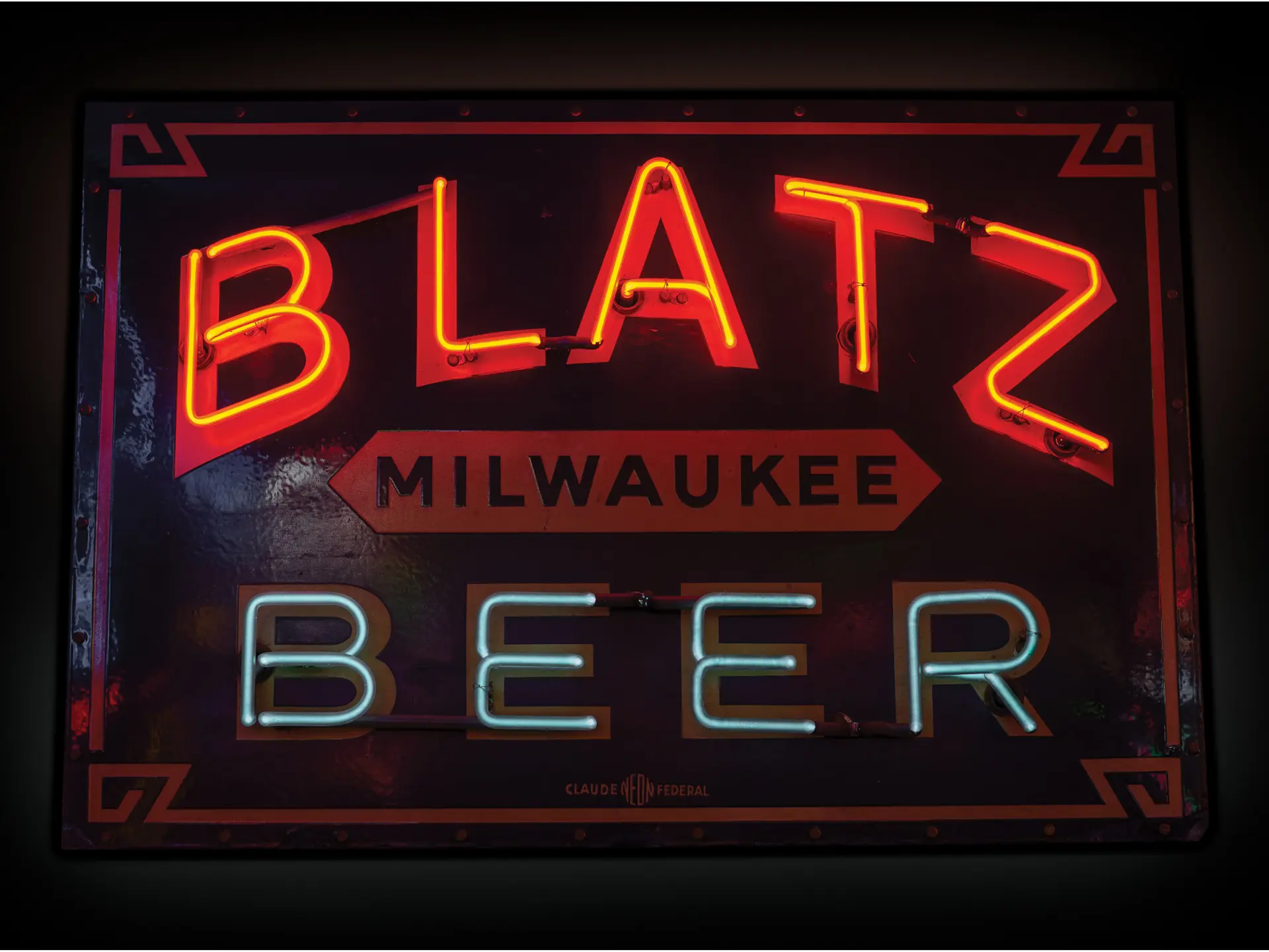 Blatz Beer Milwaukee Neon Sign | The Dingman Collection | RM Sotheby's