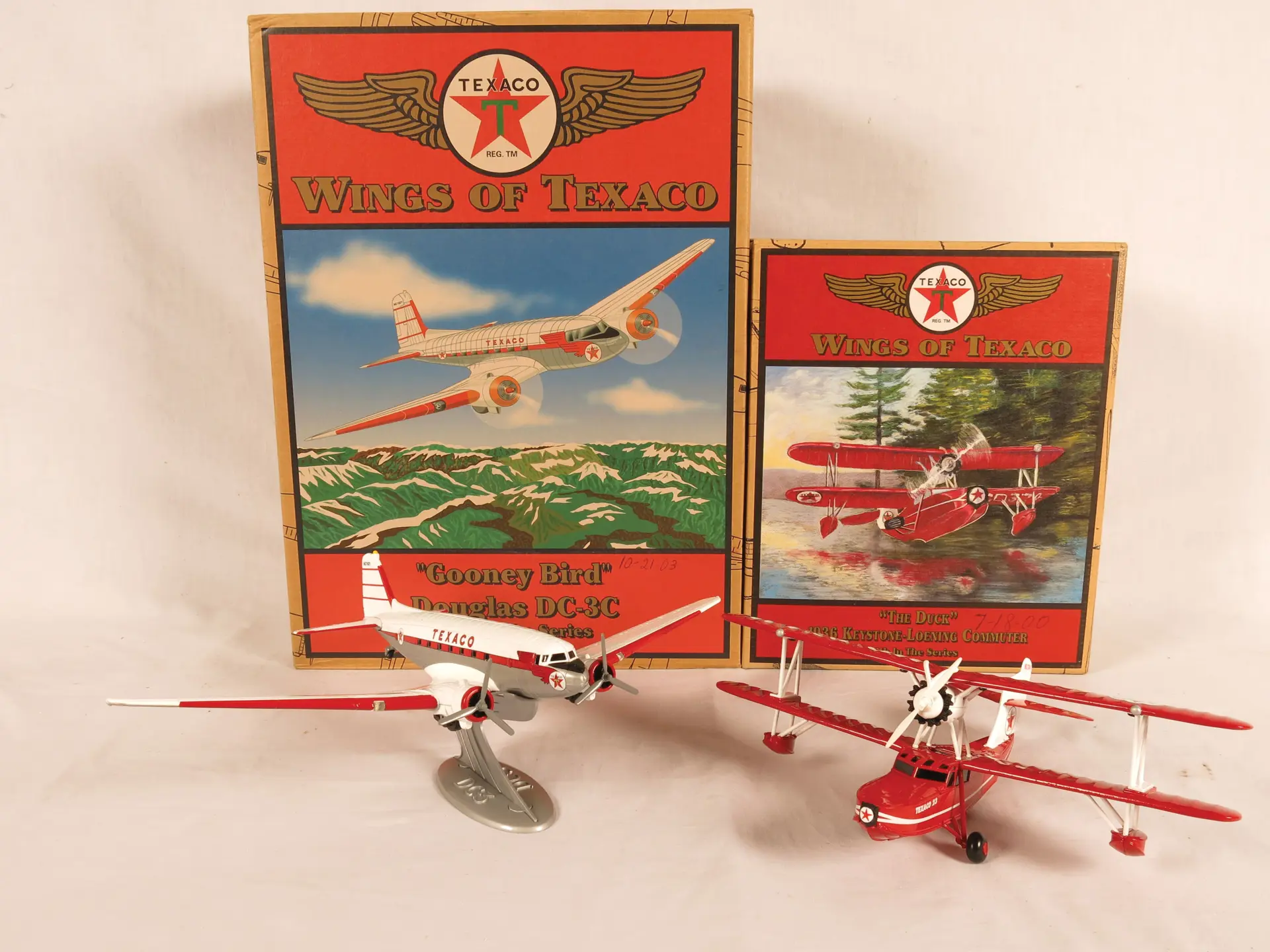 Two Texaco Model Planes (14"X19"X6") | Auburn Fall 2013 | RM Sotheby's