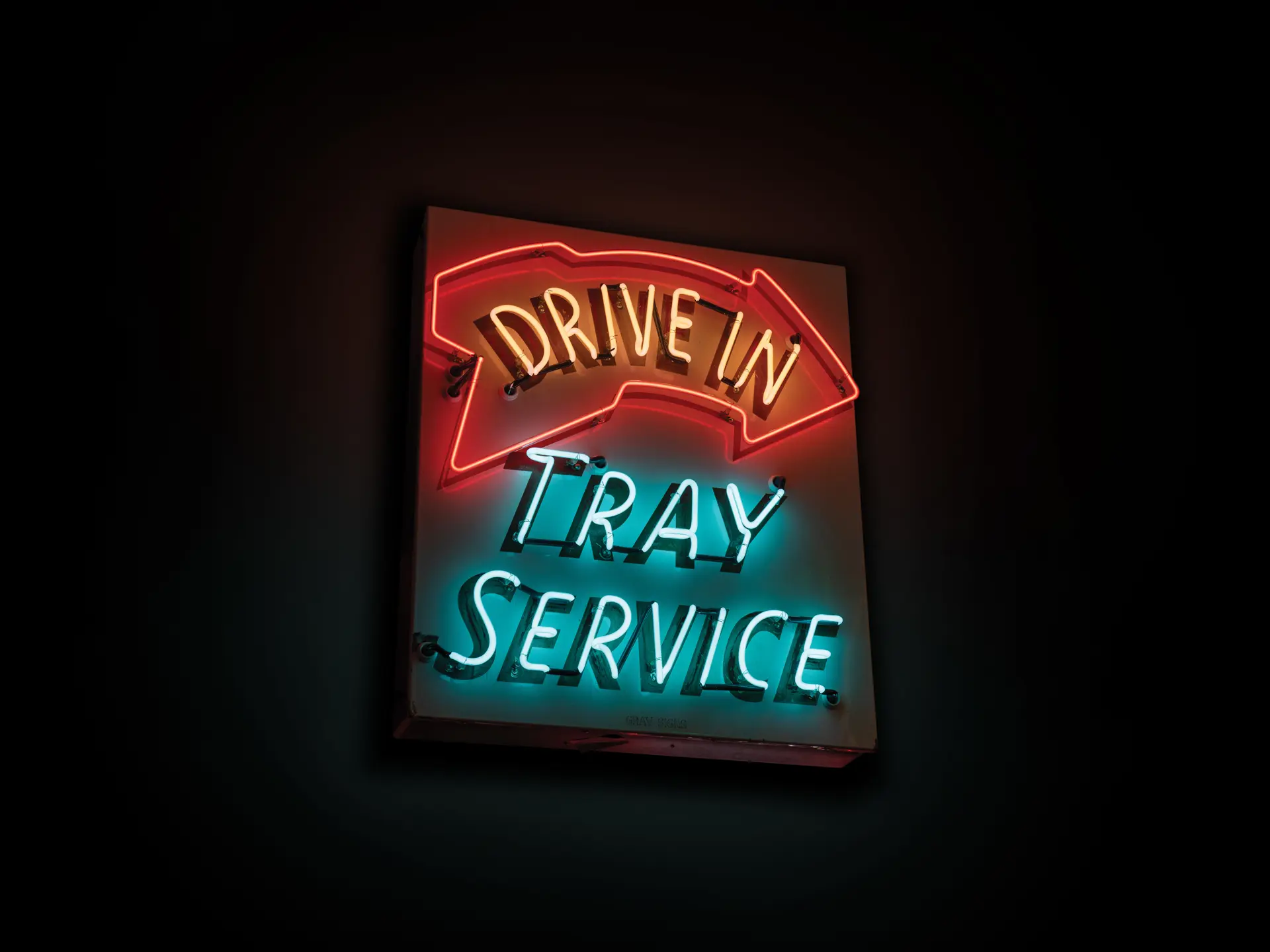 Drive-In Tray Service Neon | The Dingman Collection | RM Sotheby's
