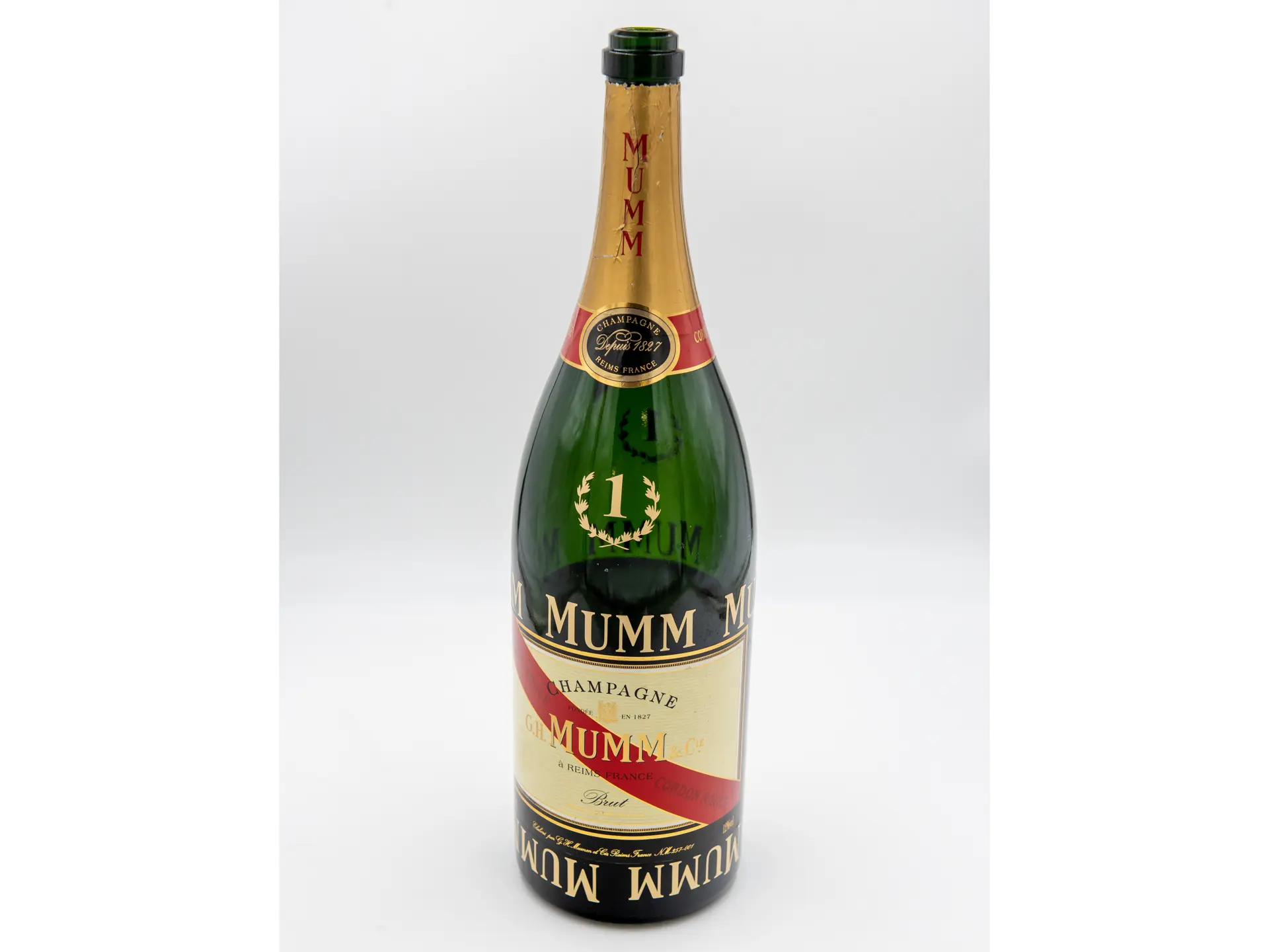2004 Michael Schumacher Signed Formula 1 Mumm Champagne Bottle | Full ...