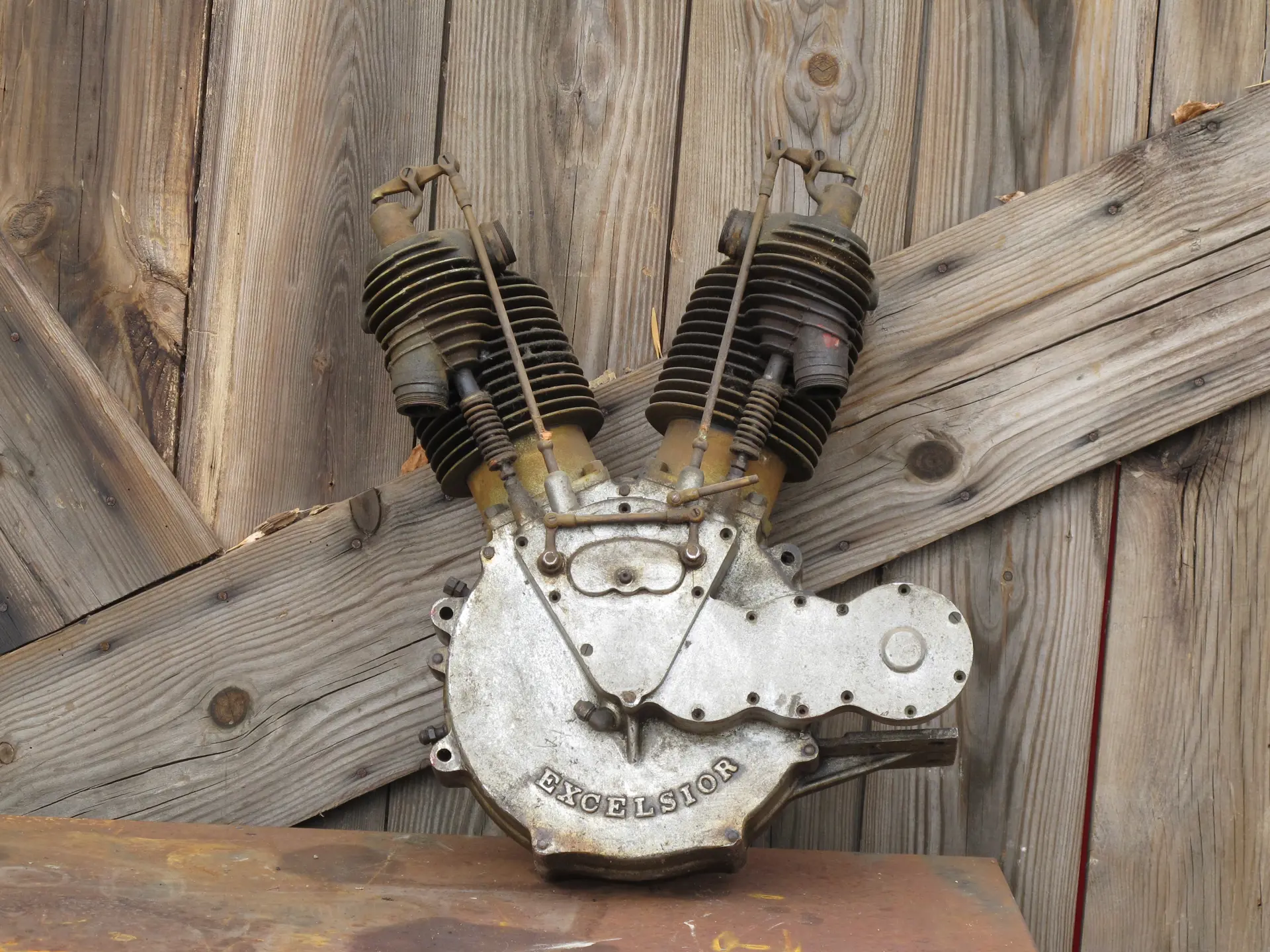 Excelsior V-Twin Motorcycle Engine | The Lee Roy Hartung Collection ...