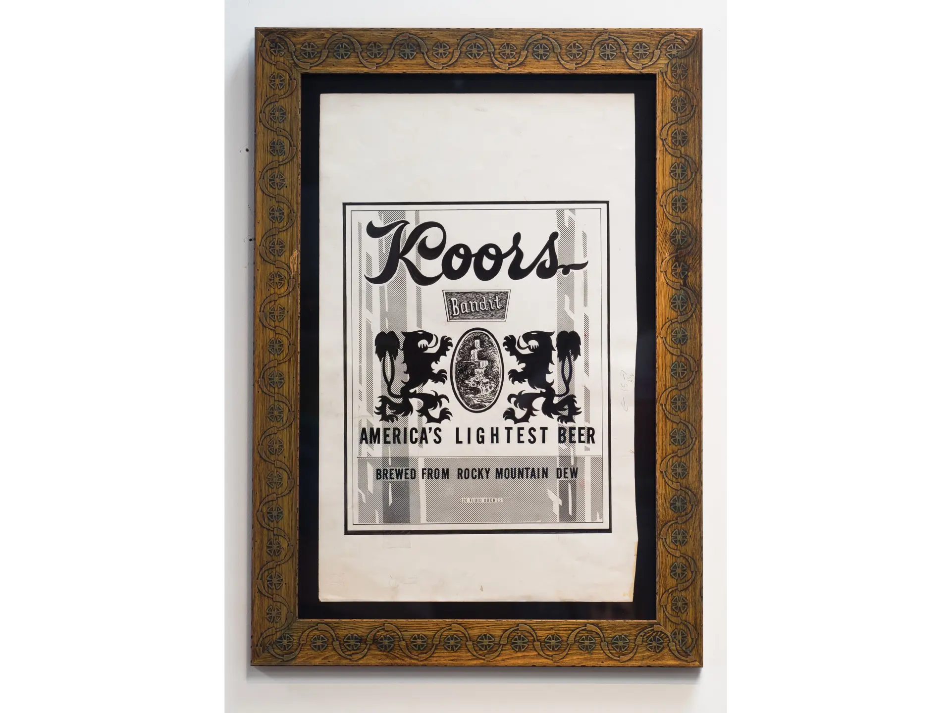 "Koors - America's Lightest Beer" Framed Original Artwork | California ...