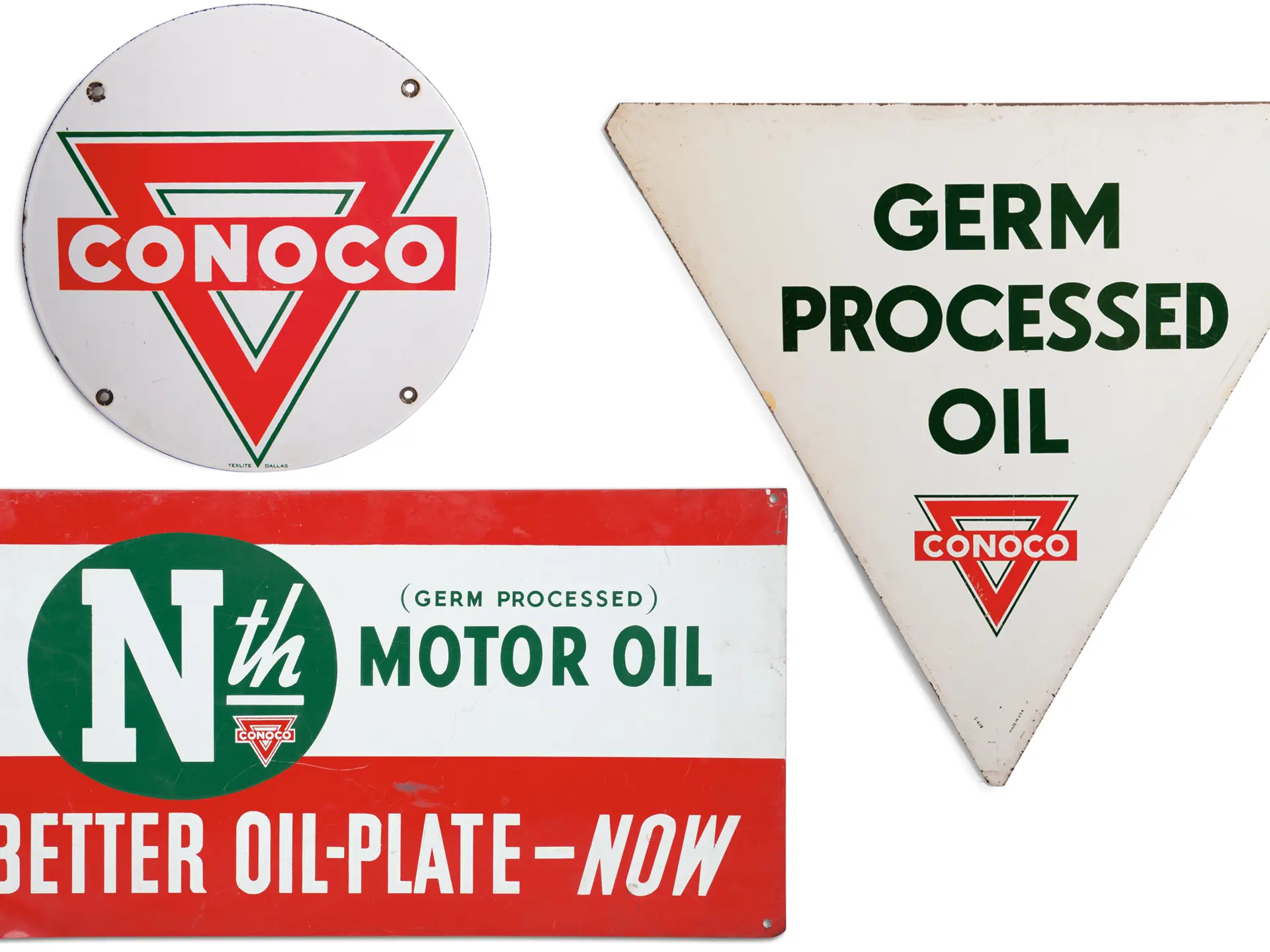 Three Conoco Signs | The Dingman Collection 2012 | RM Sotheby's