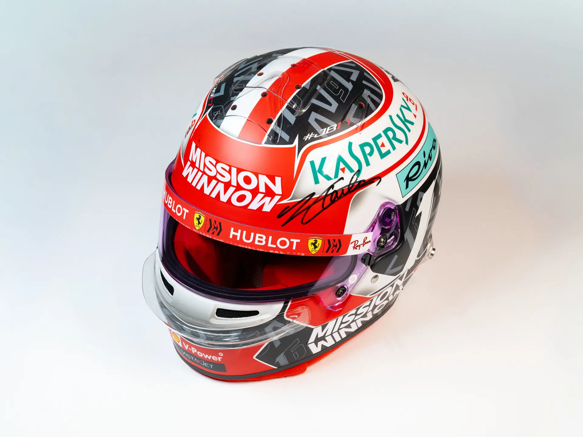 2019 Charles Leclerc Ferrari Race Helmet, Signed | Cavallino Palm Beach ...