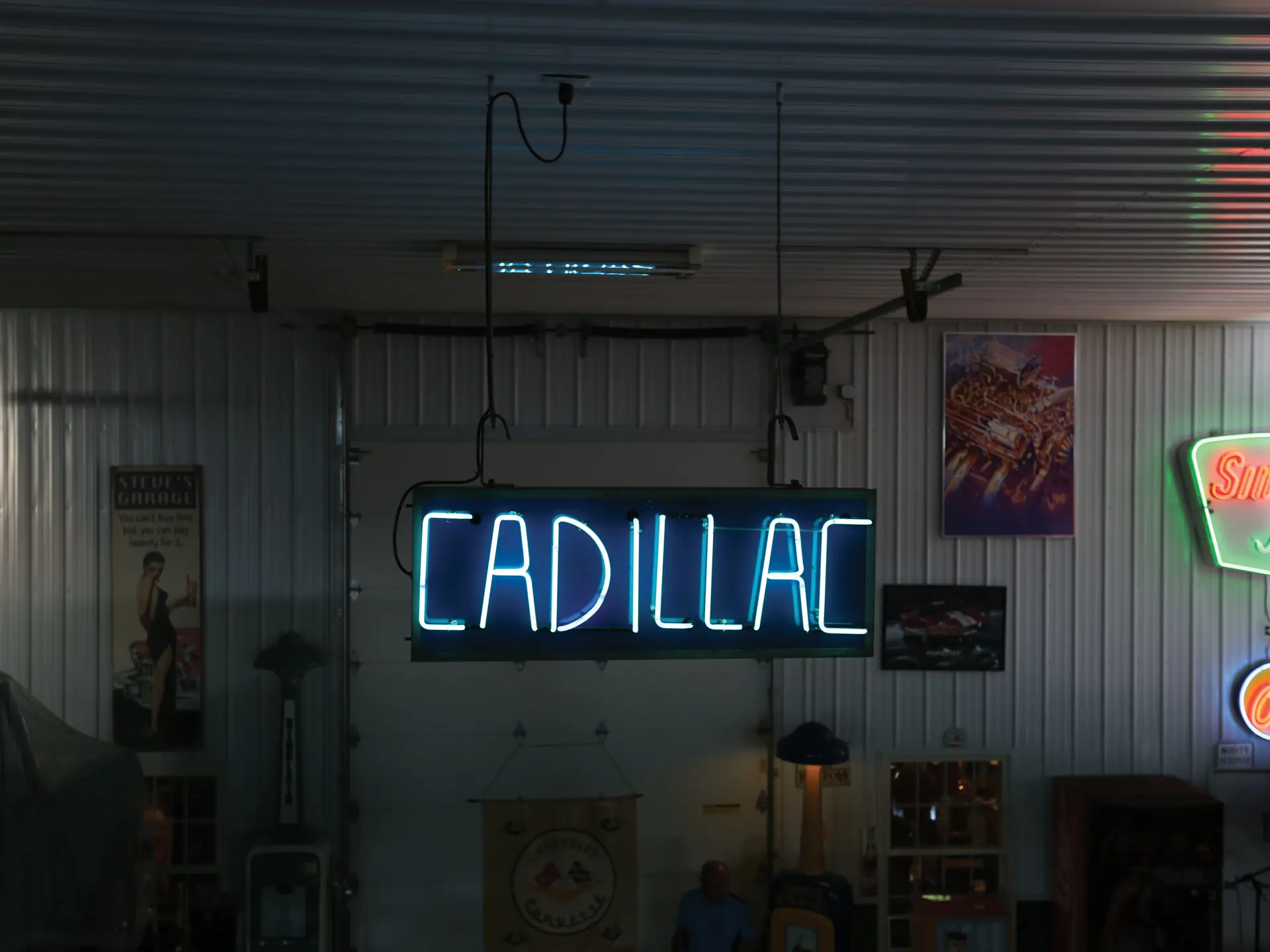Cadillac Dealership Neon Sign | Auburn Fall 2015 | RM Sotheby's