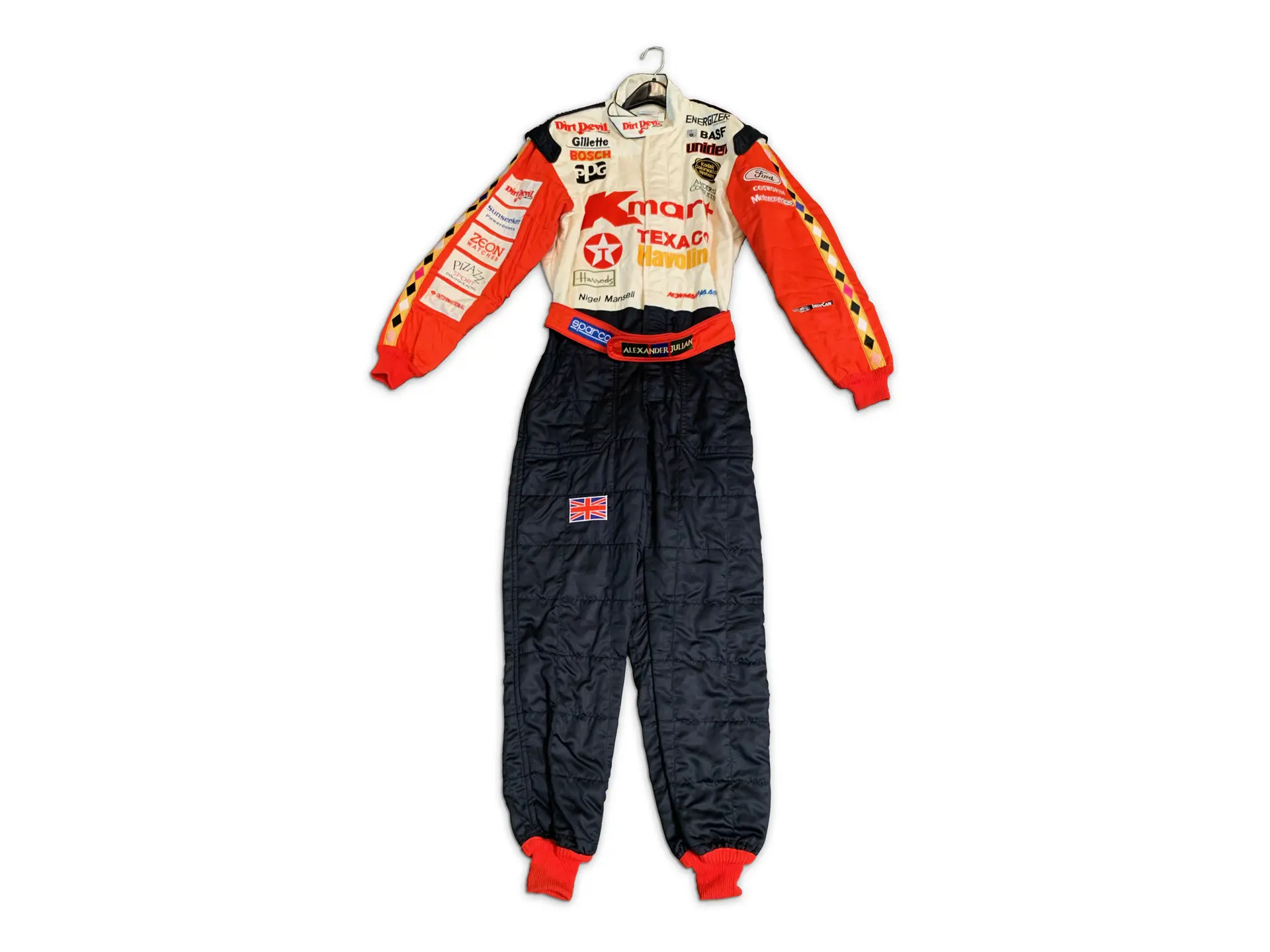 Nigel Mansell Race Suit | Haas Collection | RM Sotheby's
