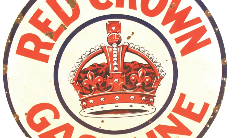 RED CROWN GASOLINE SIGN | Private Collection of Tom & Marlene ...