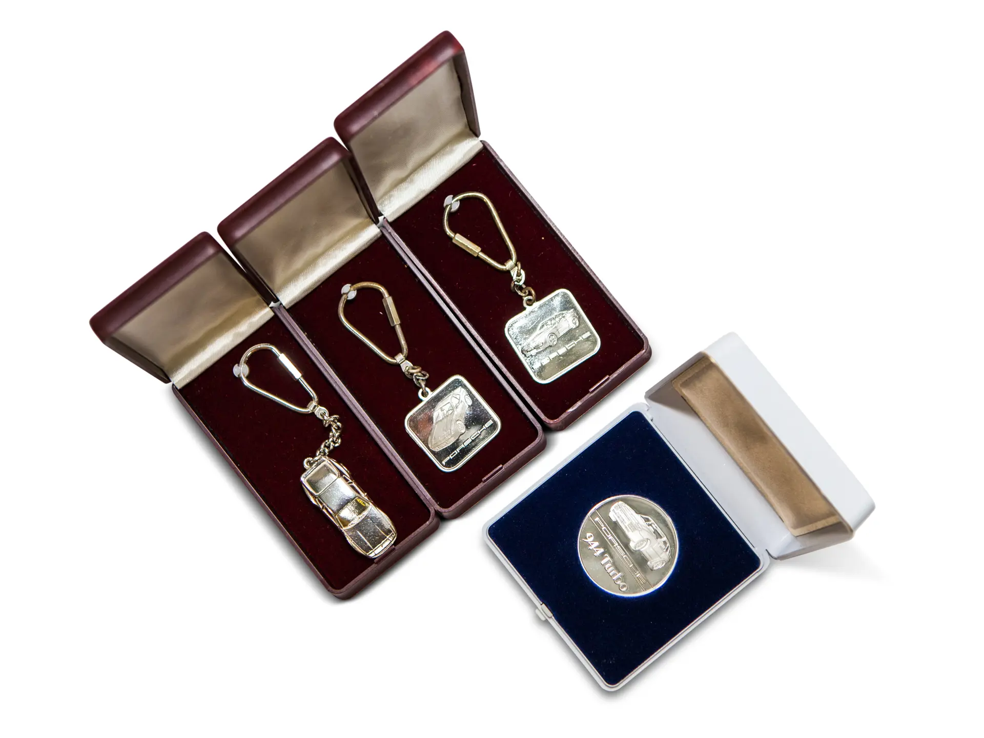 Porsche 944 and 944 Turbo Sterling Silver Key Chains and Commemorative ...