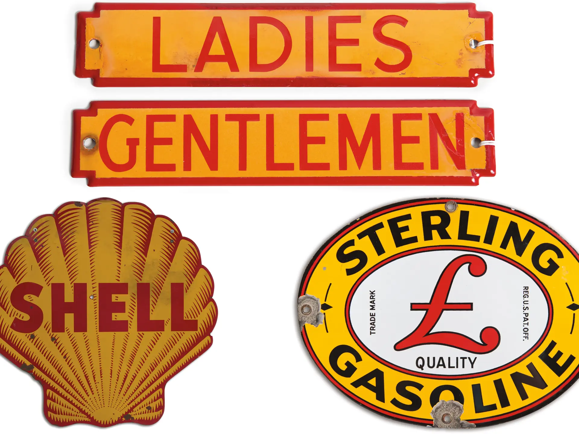 Four Service Station Signs | The Dingman Collection 2012 | RM Sotheby's