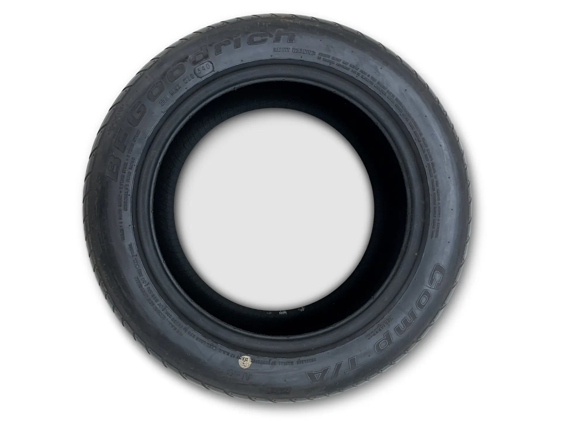 One BFGoodrich Comp T/A 245/45/ZR16 Tire | The White Collection ...