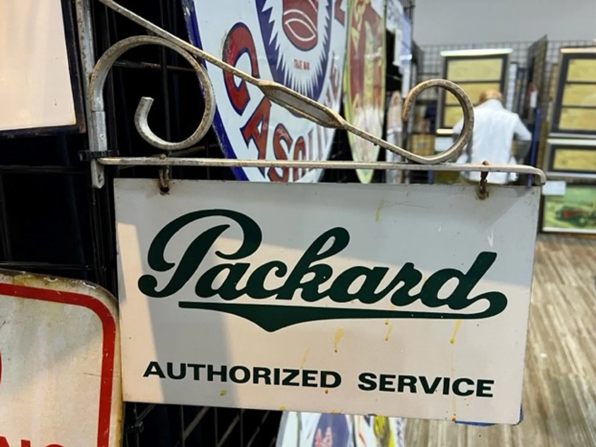 Packard Authorized Service Hanging Double-Sided Tin Sign | Hershey 2023 ...