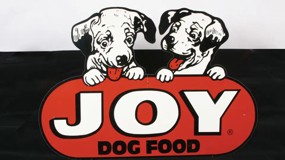 JOY DOG FOOD SIGN | Private Collection of Tom & Marlene Stackhouse | RM ...