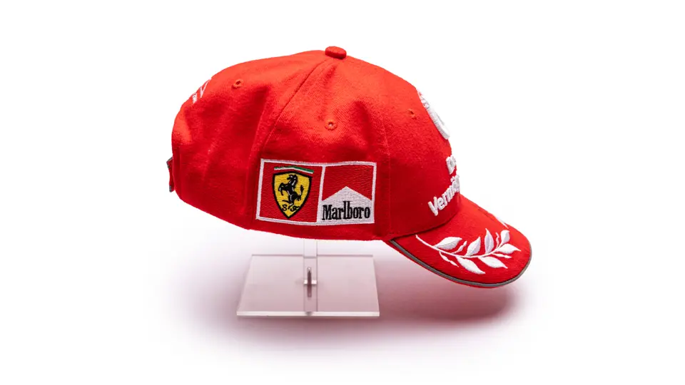 Two Michael Schumacher Formula 1 Signed Caps | The Schumacher and F1 ...