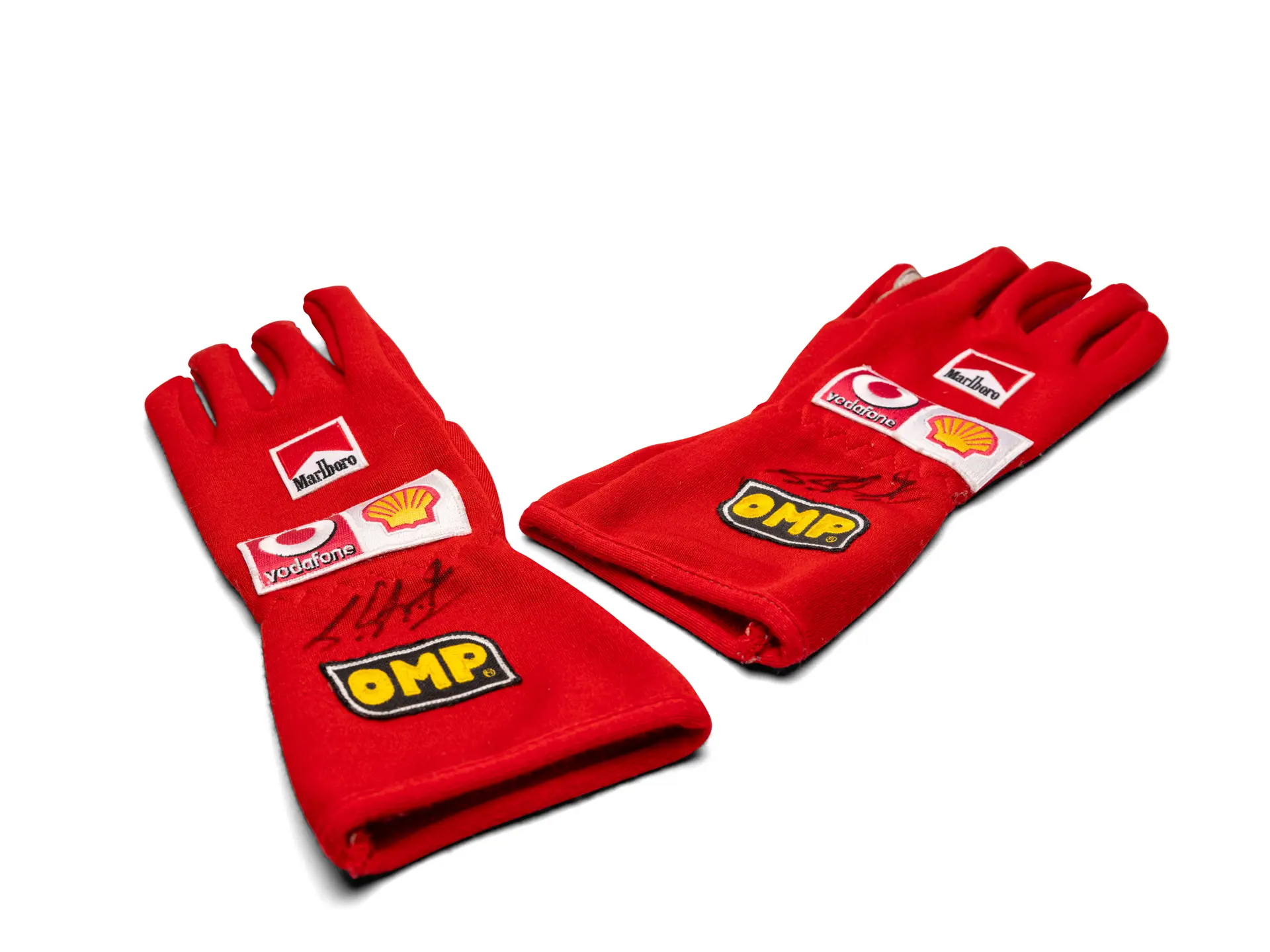 Scuderia Ferrari Formula 1 OMP Signed Racing Gloves | The Schumacher ...