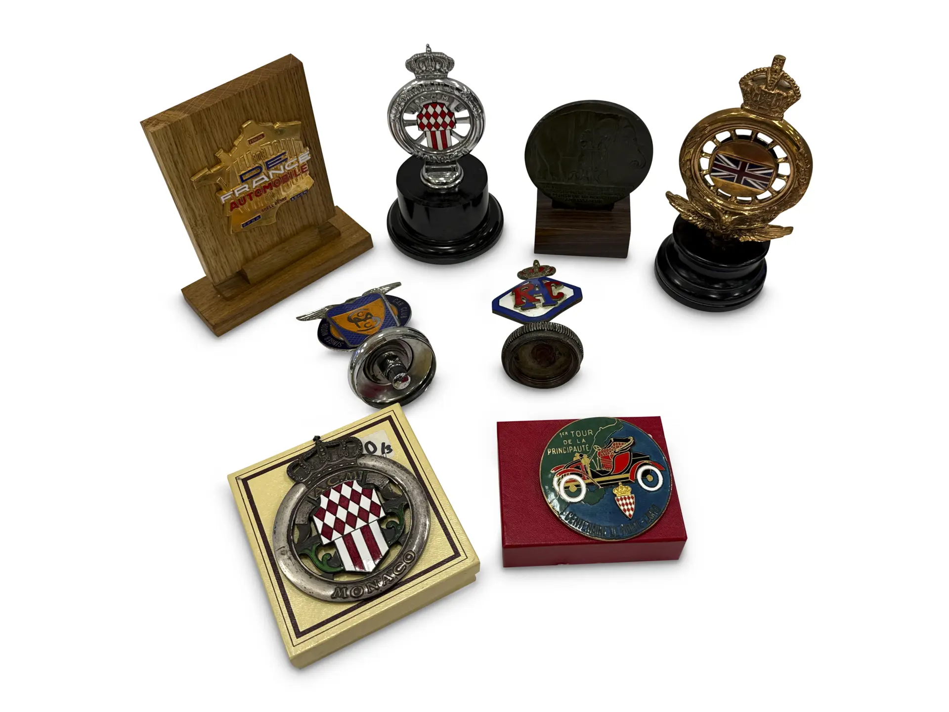Eight Automobile Club Badges and Radiator Mascots | Unwrapped | The ...