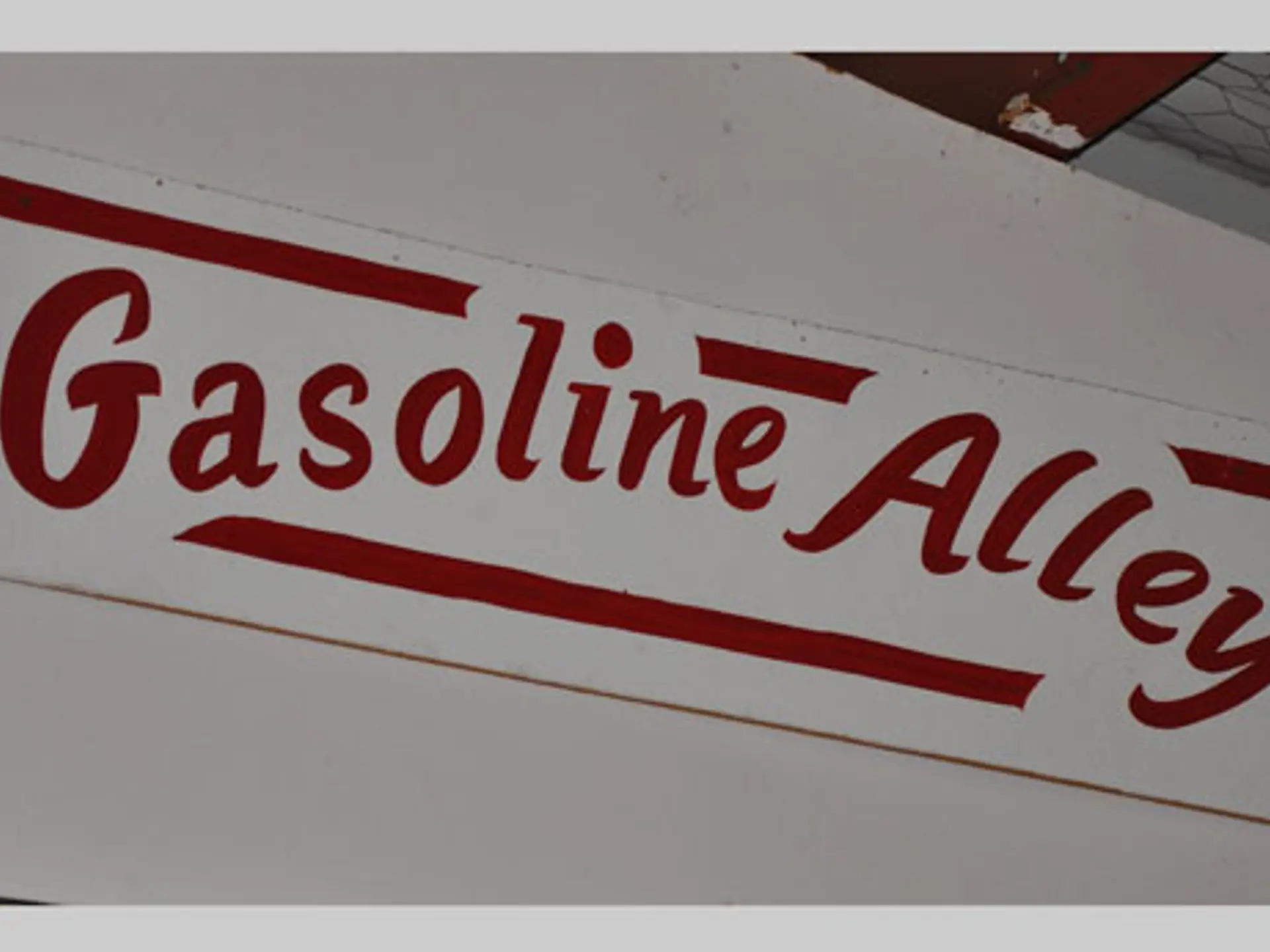 Gasoline Alley Sign | The Pate Collection | RM Sotheby's