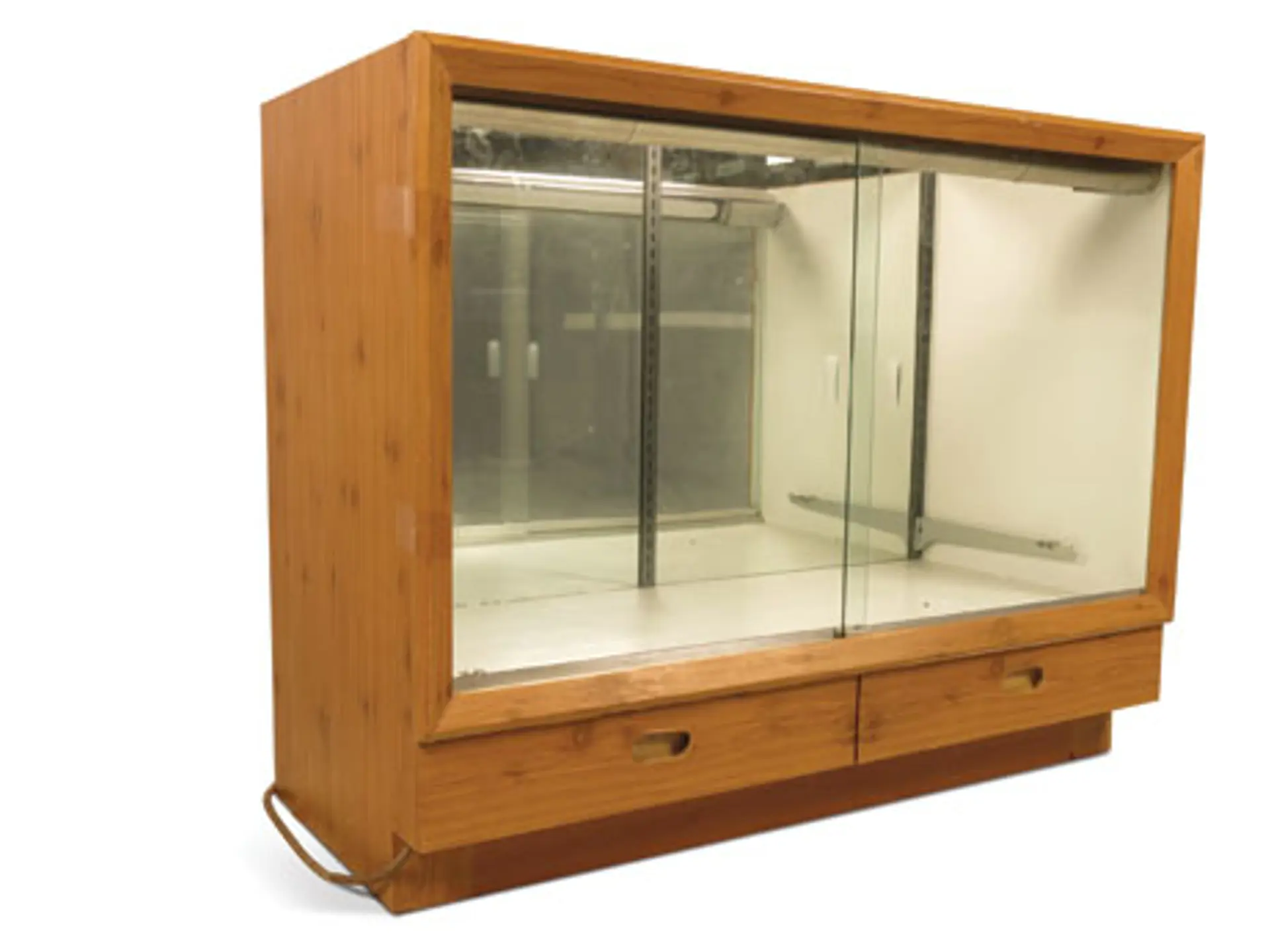 Glass & Wood Display Case (22" X 38" X 48") | Auburn Fall 2013 | RM ...